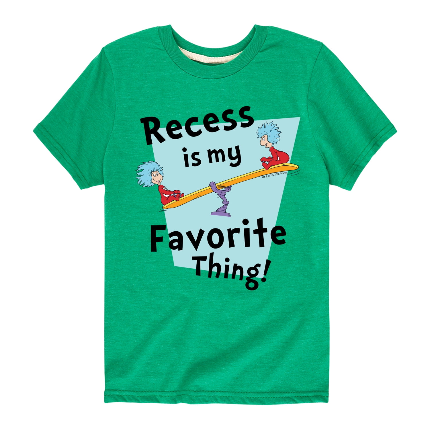 Dr. Seuss - Recess Is My Favorite Thing - Toddler And Youth Short ...