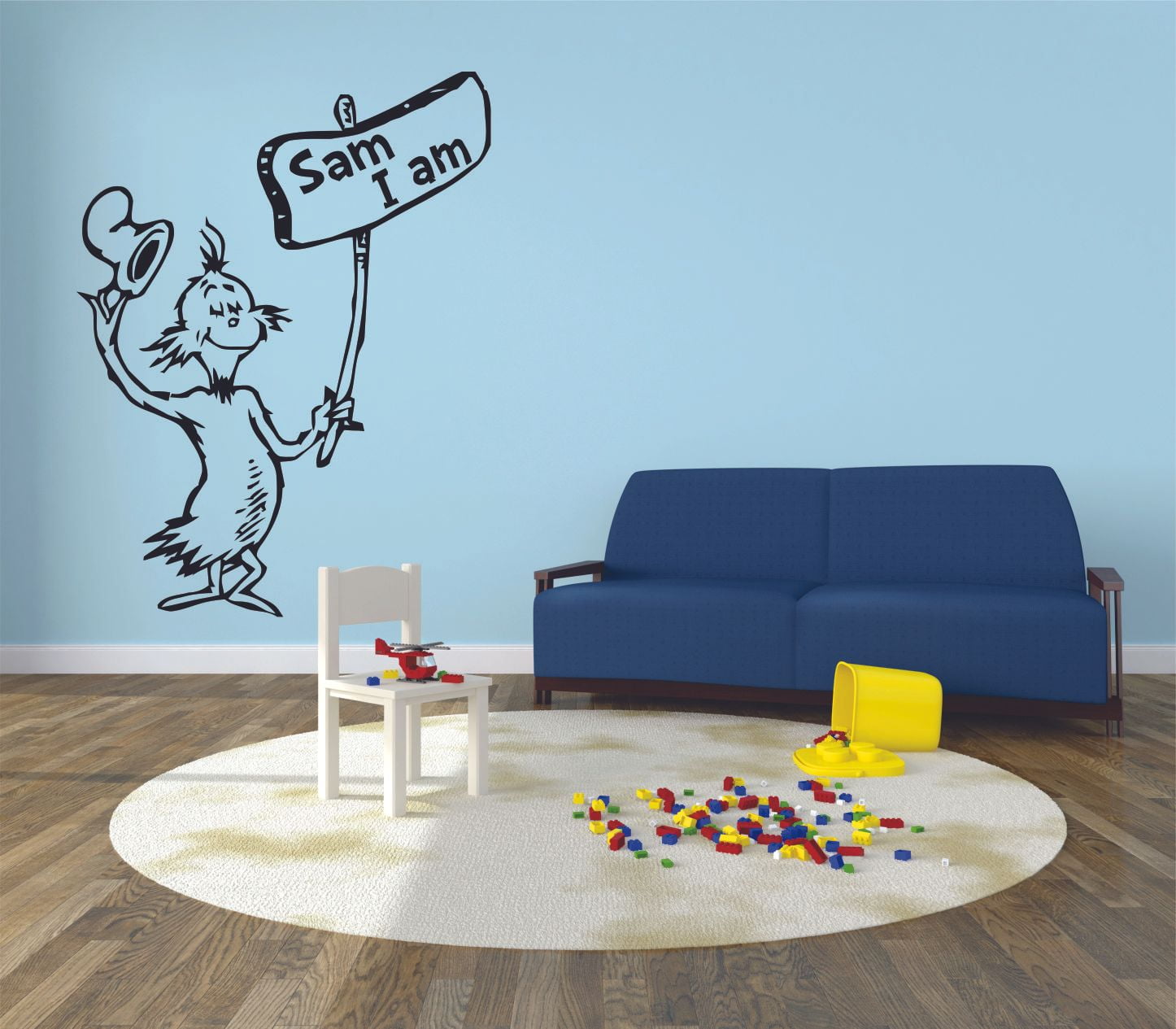 Dr Seuss Sam I Am Cute Character Cartoon Wall Sticker Art Decal for ...