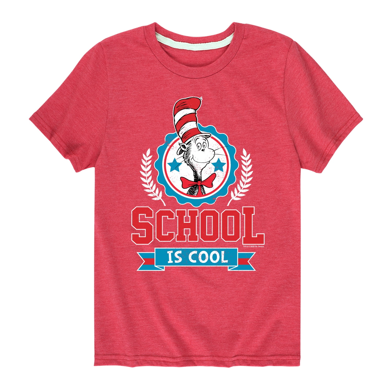 Dr. Seuss - School Is Cool - Toddler And Youth Short Sleeve Graphic T ...