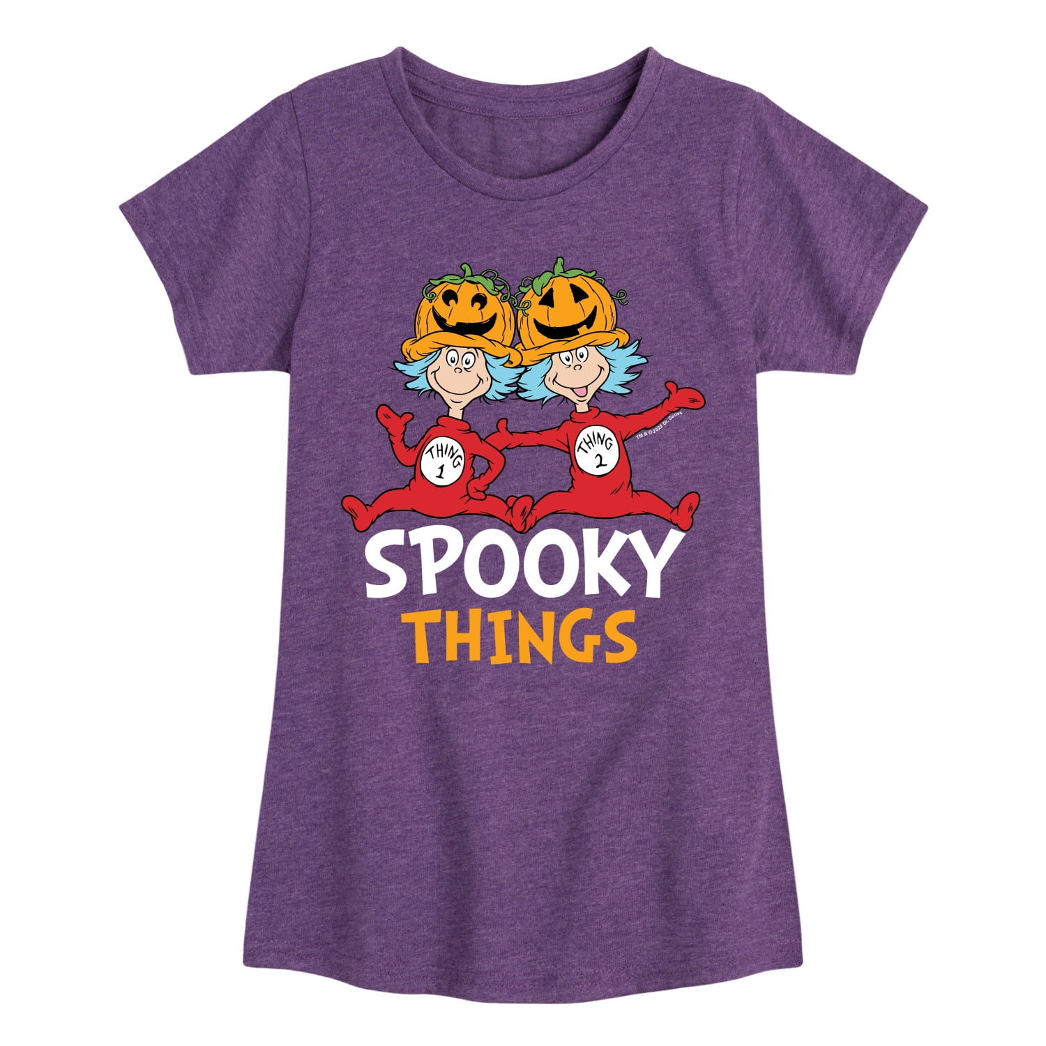 Dr. Seuss - Spooky Things - Toddler And Youth Girls Short Sleeve ...