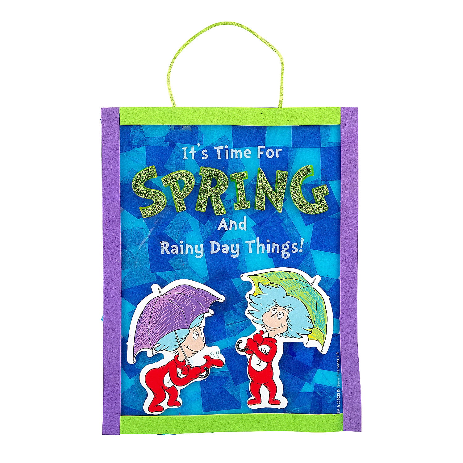 Dr. Seuss™ Spring Shower Things Tissue Paper Sign Craft Kit - Makes 12 ...