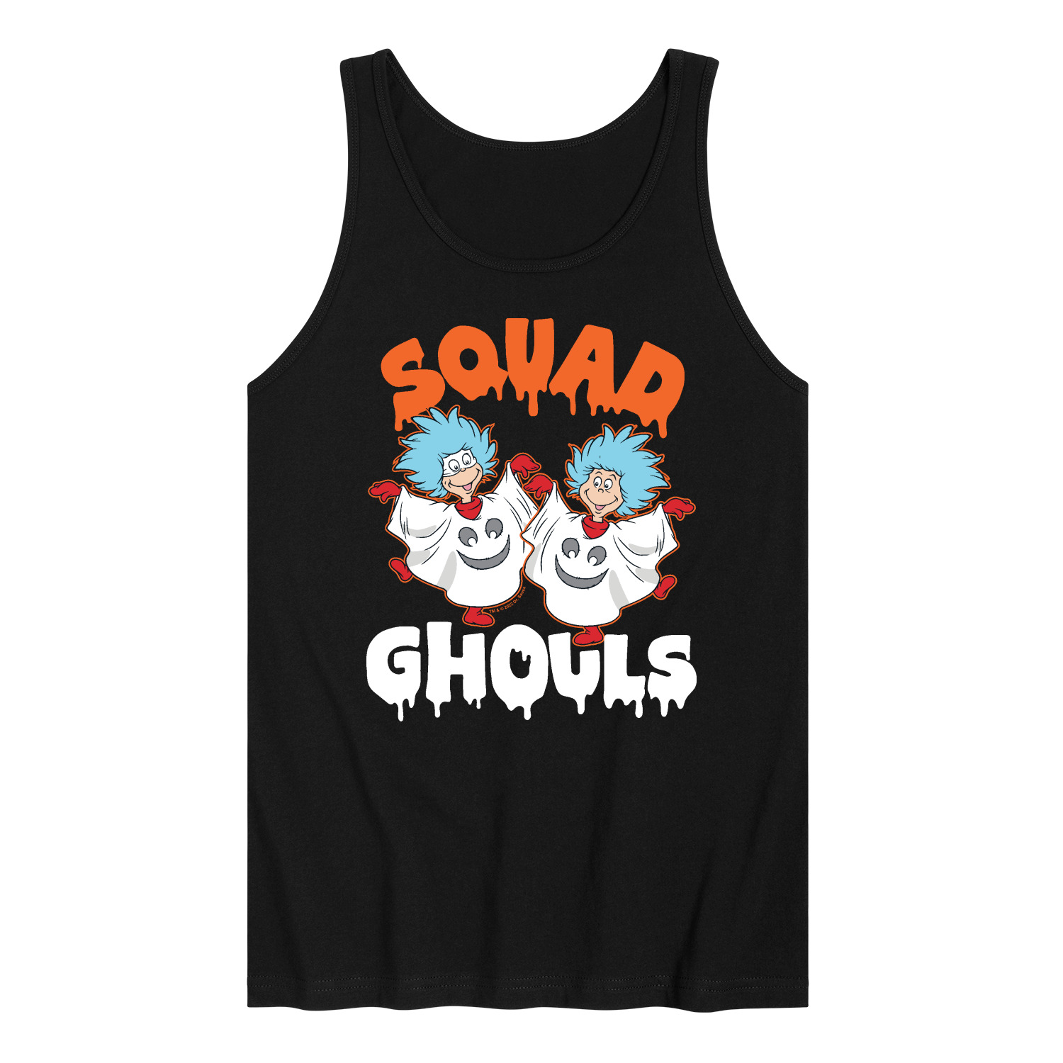 Dr. Seuss - Squad Ghouls Thing 1 and Thing 2 - Men's Jersey Tank Top ...