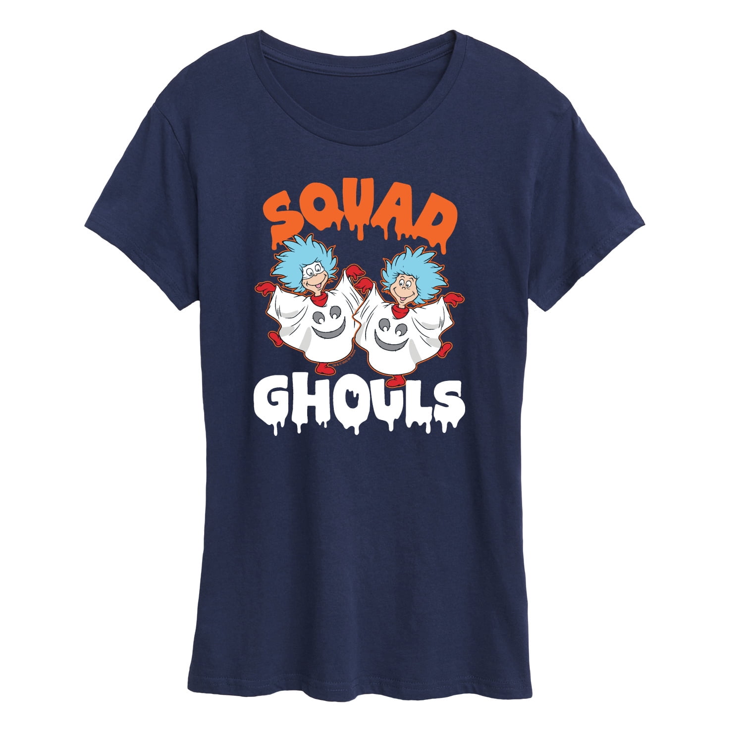 Dr. Seuss - Squad Ghouls Thing 1 and Thing 2 - Women's Short Sleeve ...