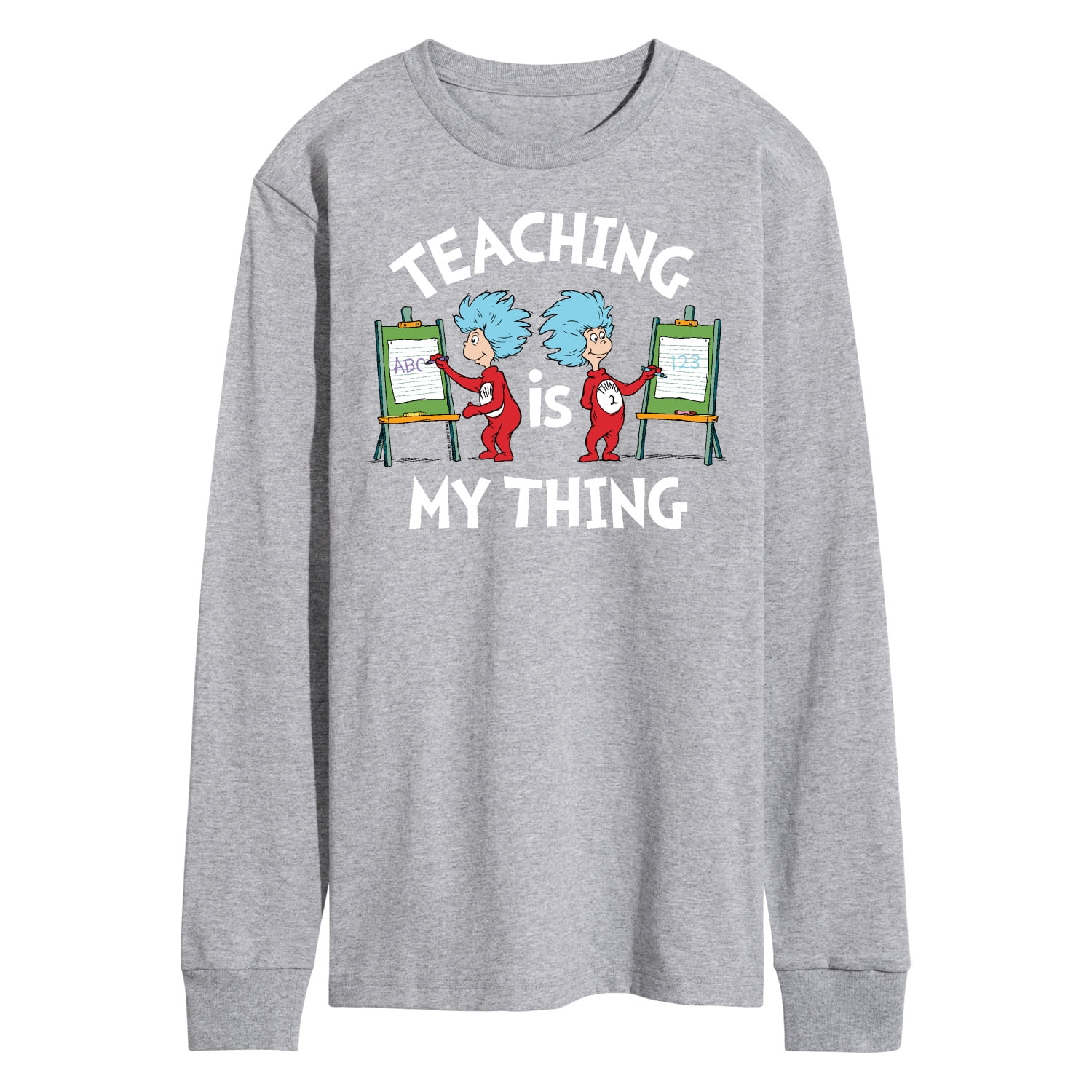 Dr. Seuss - Teaching Is My Thing - Men's Long Sleeve T-Shirt - Walmart.com