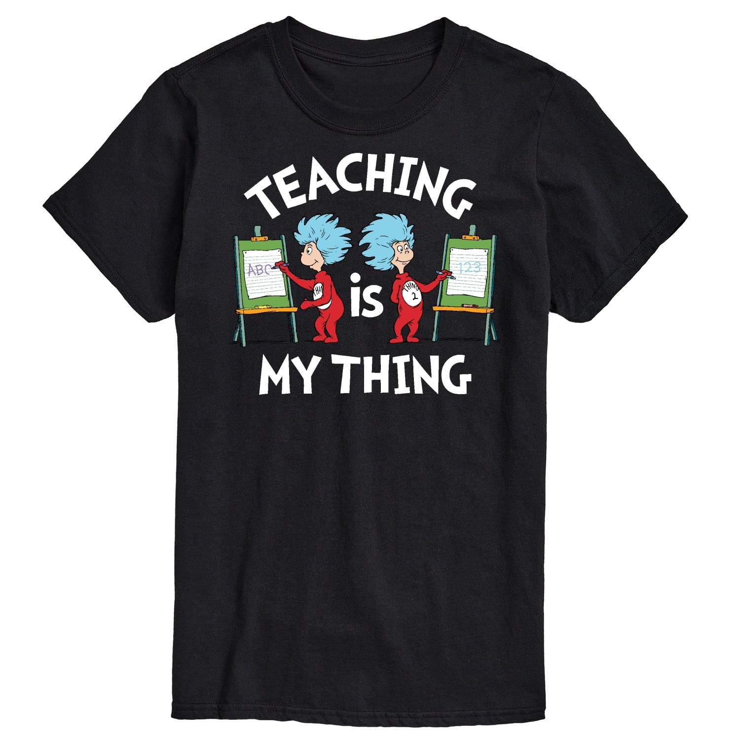 Dr. Seuss - Teaching Is My Thing - Men's Short Sleeve Graphic T-Shirt ...