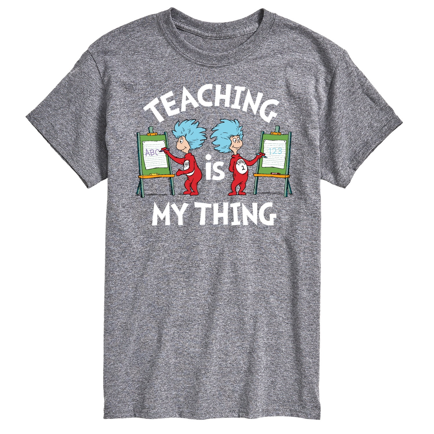 Dr. Seuss - Teaching Is My Thing - Men's Short Sleeve Graphic T-Shirt ...