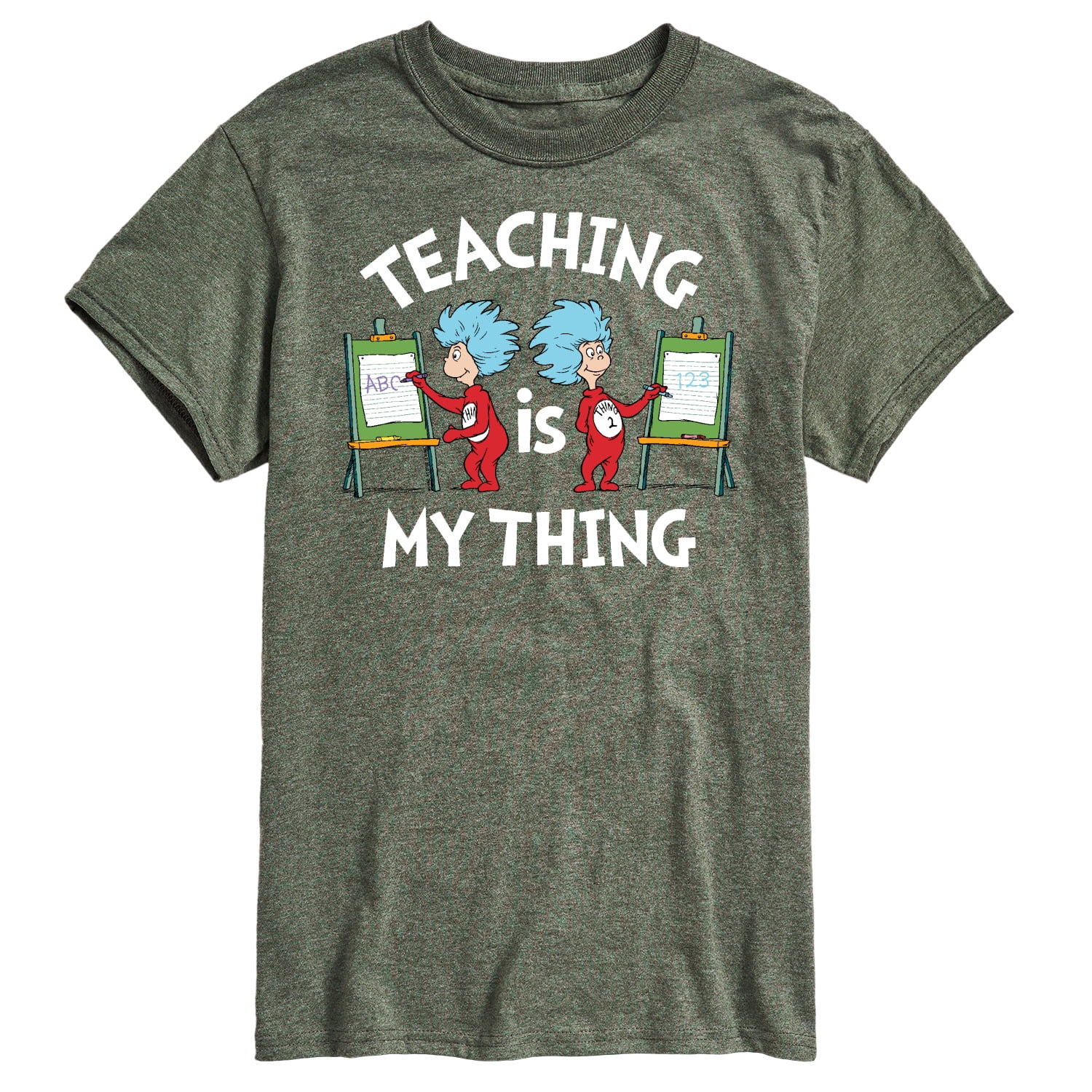 Dr. Seuss - Teaching Is My Thing - Men's Short Sleeve Graphic T-Shirt ...