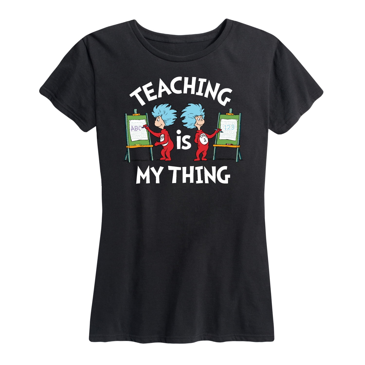 Dr. Seuss - Teaching Is My Thing - Women's Short Sleeve Graphic T-Shirt ...