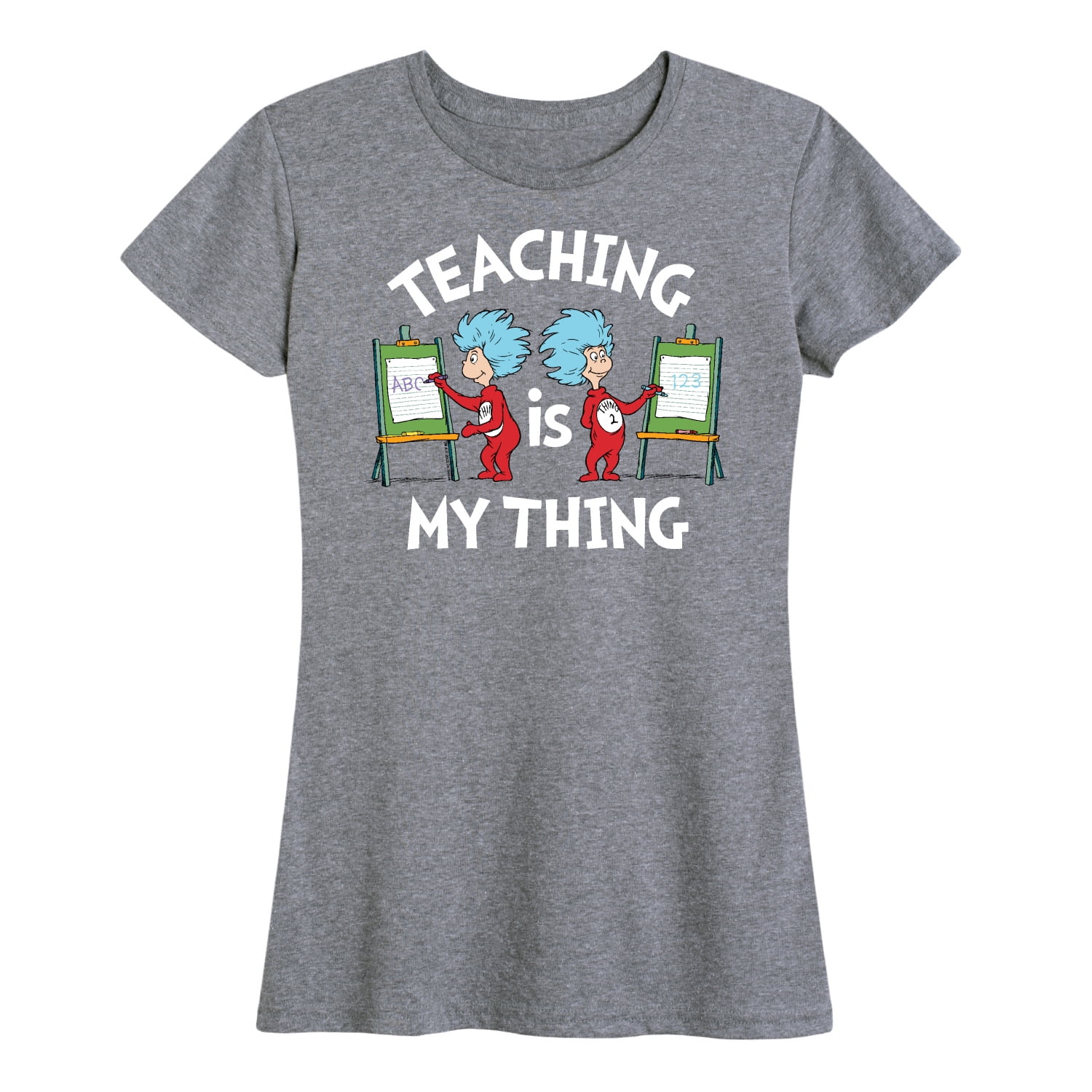 Dr. Seuss - Teaching Is My Thing - Women's Short Sleeve Graphic T-Shirt ...