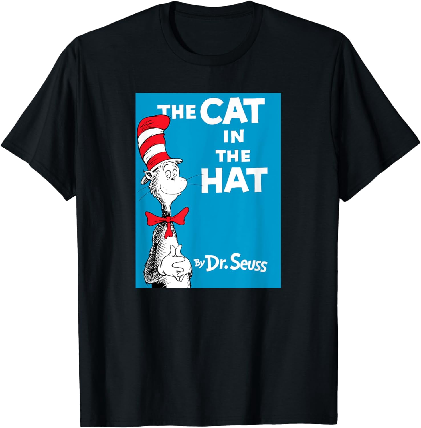 Dr. Seuss The Cat in the Hat Book Cover T-Shirt - Walmart.com