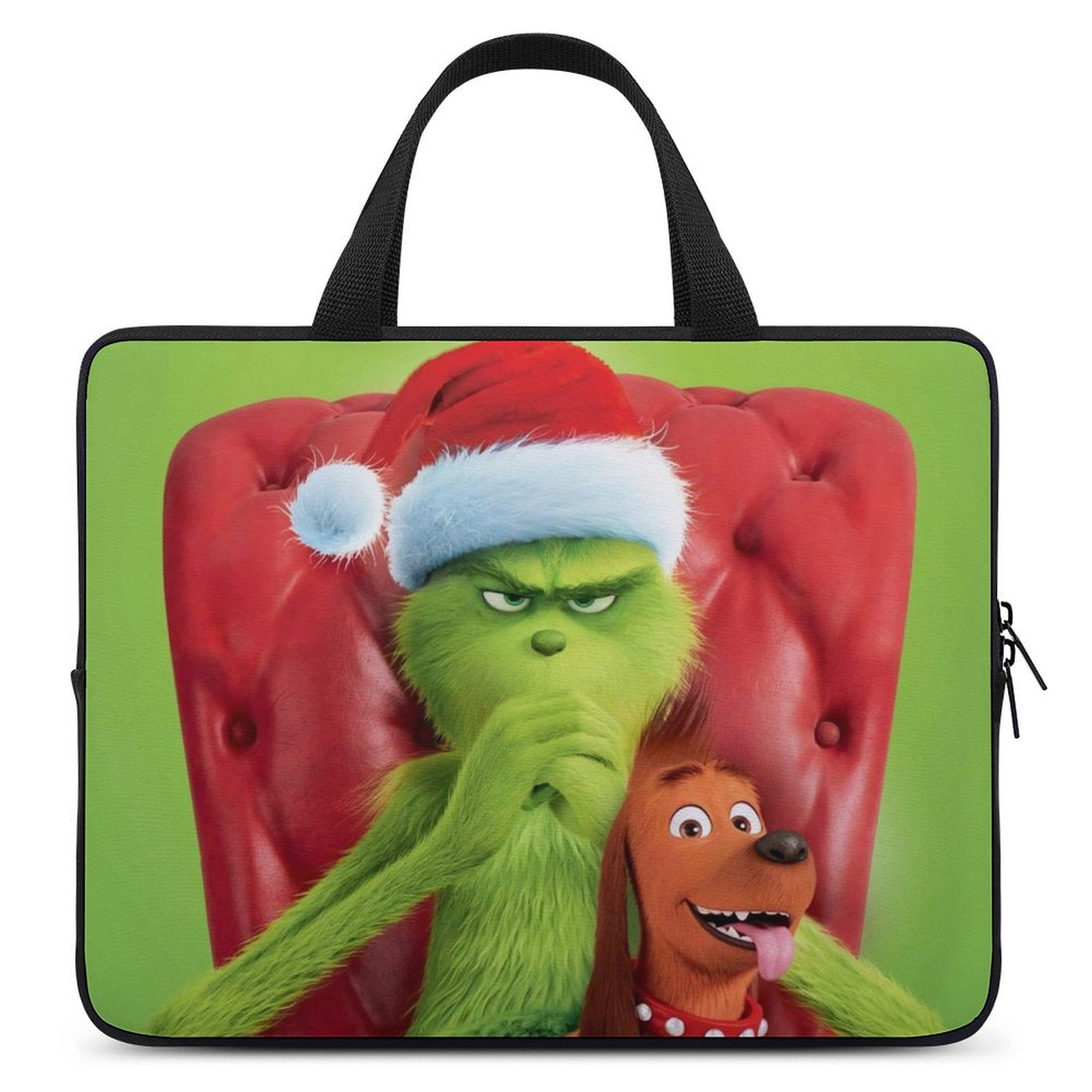 Dr. Seuss' The GRINCH 17 Inch Laptop Bag,Expandable Computer Bag Laptop ...