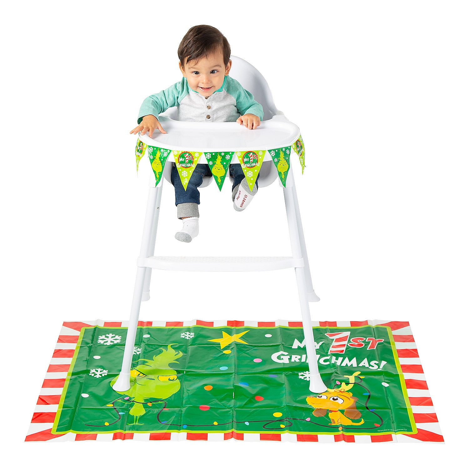 Dr. Seuss™ The Grinch 1st Christmas High Chair Decorating Kit - 2 Pc ...