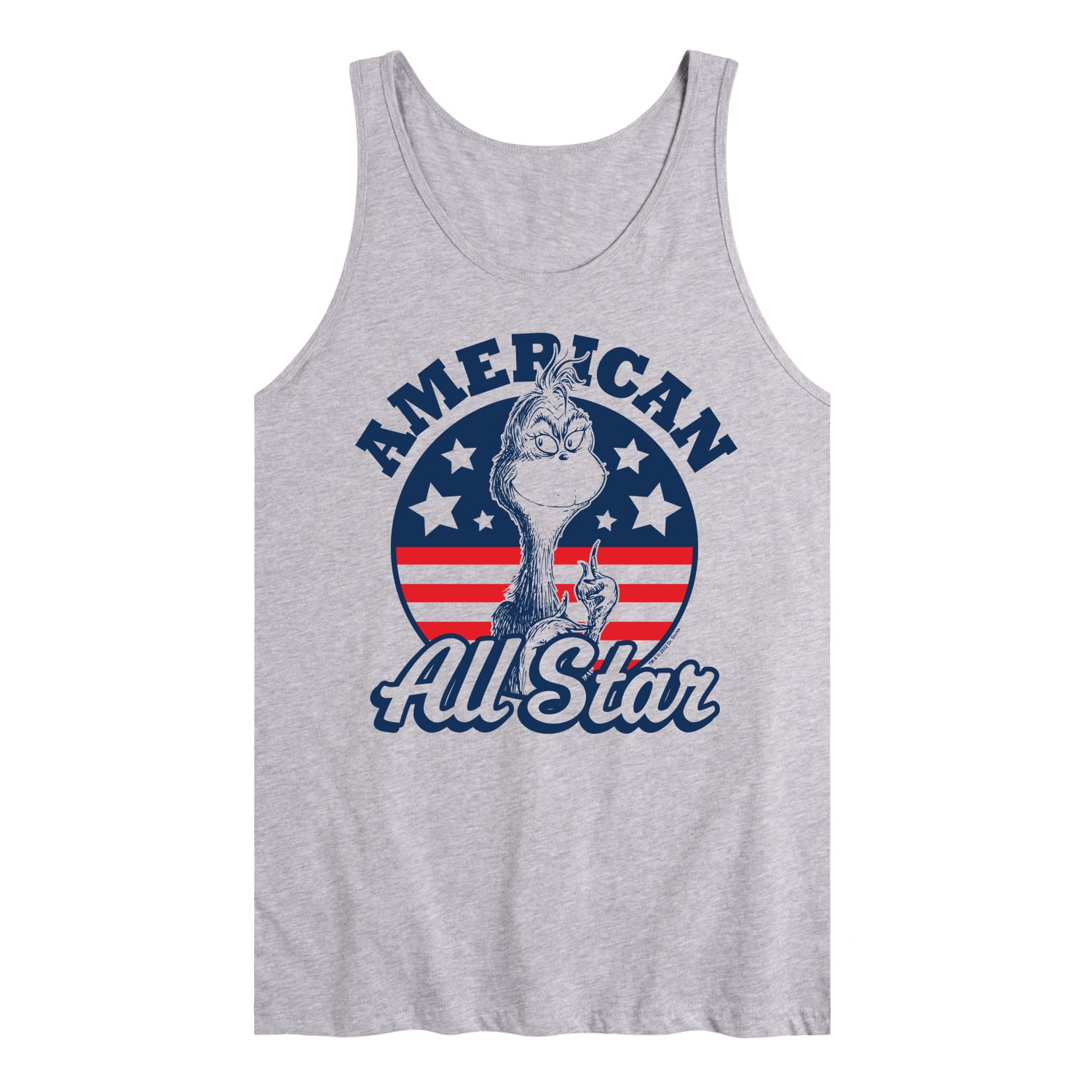 Dr. Seuss - The Grinch America's Favorite Mean One - Men's Jersey Tank ...