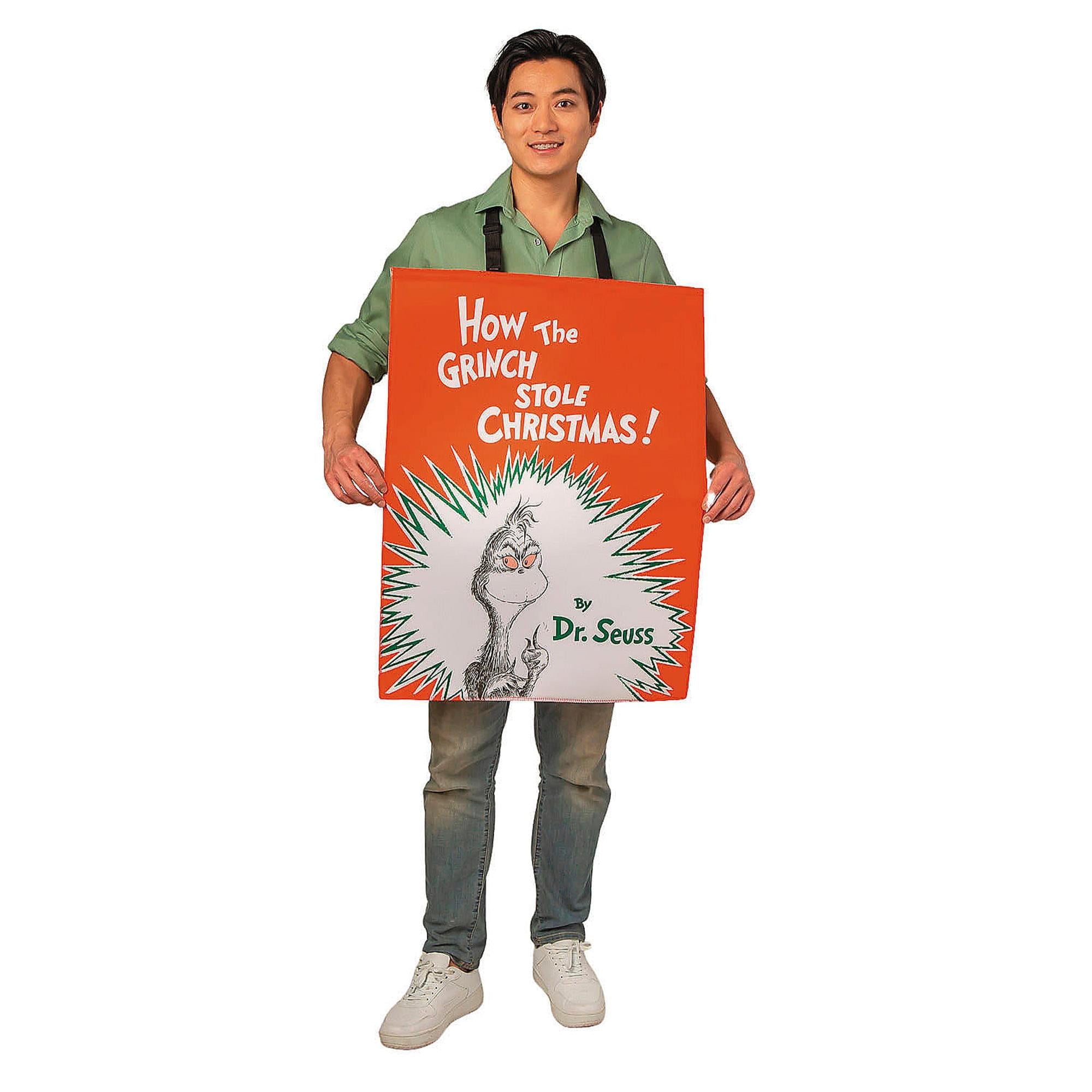 Dr Seuss The Grinch Book Quik Change™ Adult Costume | One Size ...