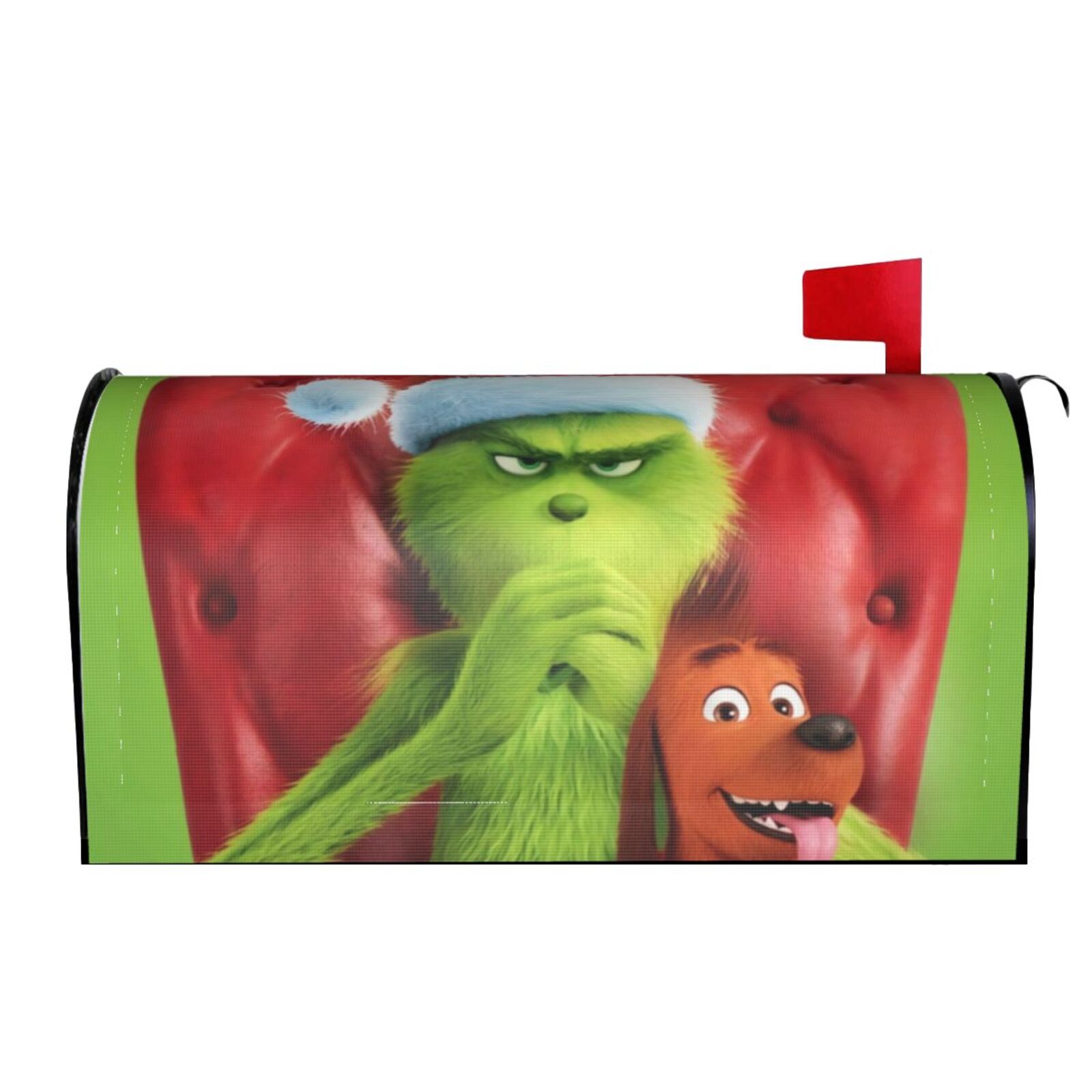 Dr. Seuss' The Grinch Cartoon Character Mailbox Cover Magnetic Standard ...