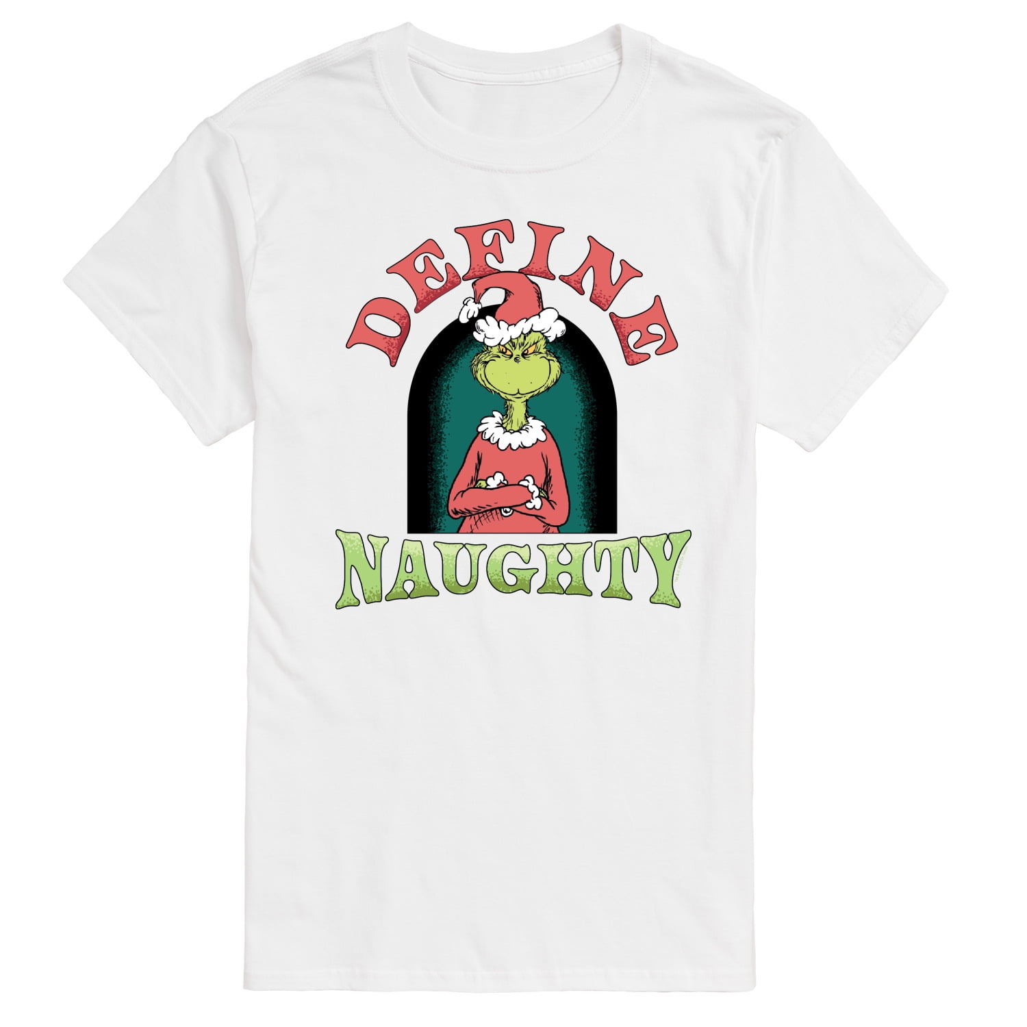 Dr. Seuss The Grinch - Christmas - Define Naughty - Men's Short Sleeve ...