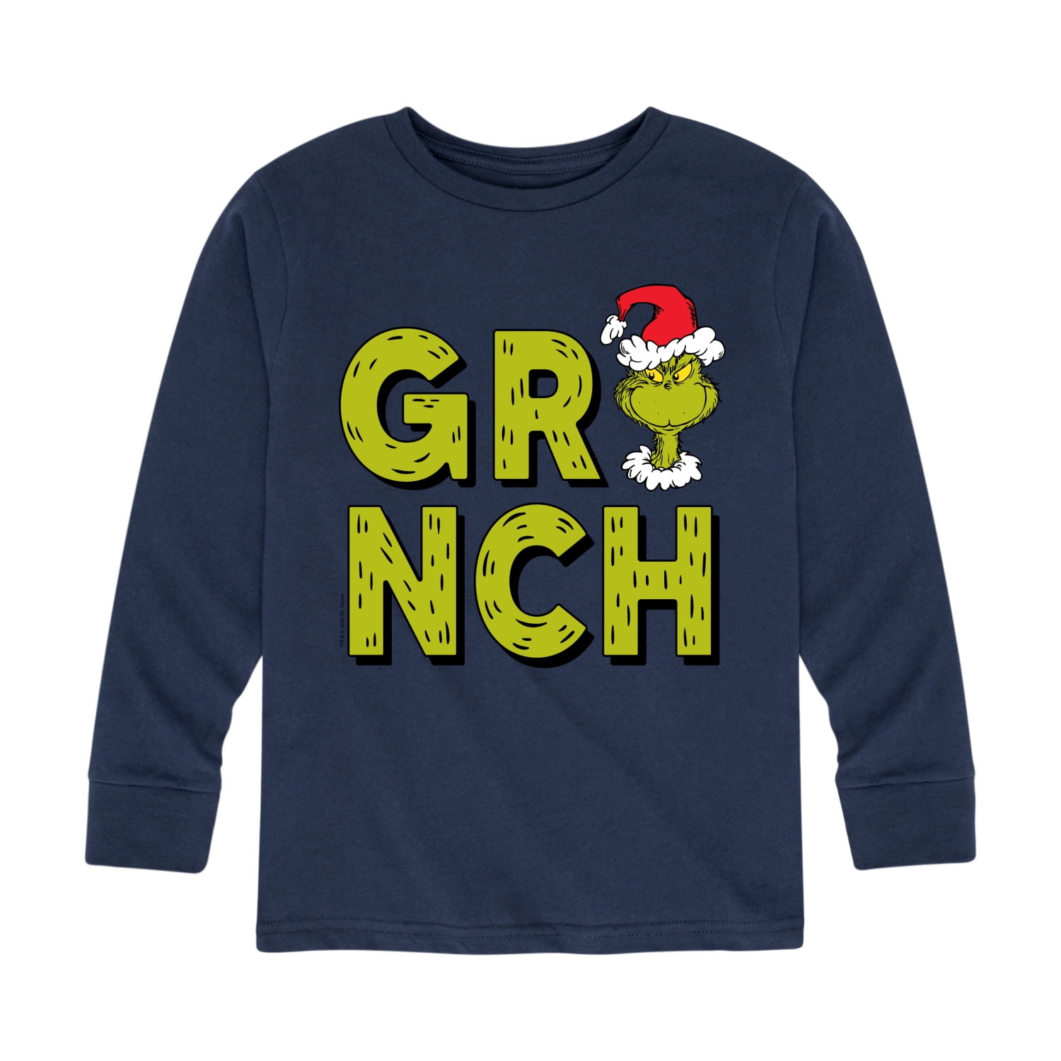 Dr. Seuss The Grinch - Christmas - GRiNCH - Toddler & Youth Long Sleeve ...