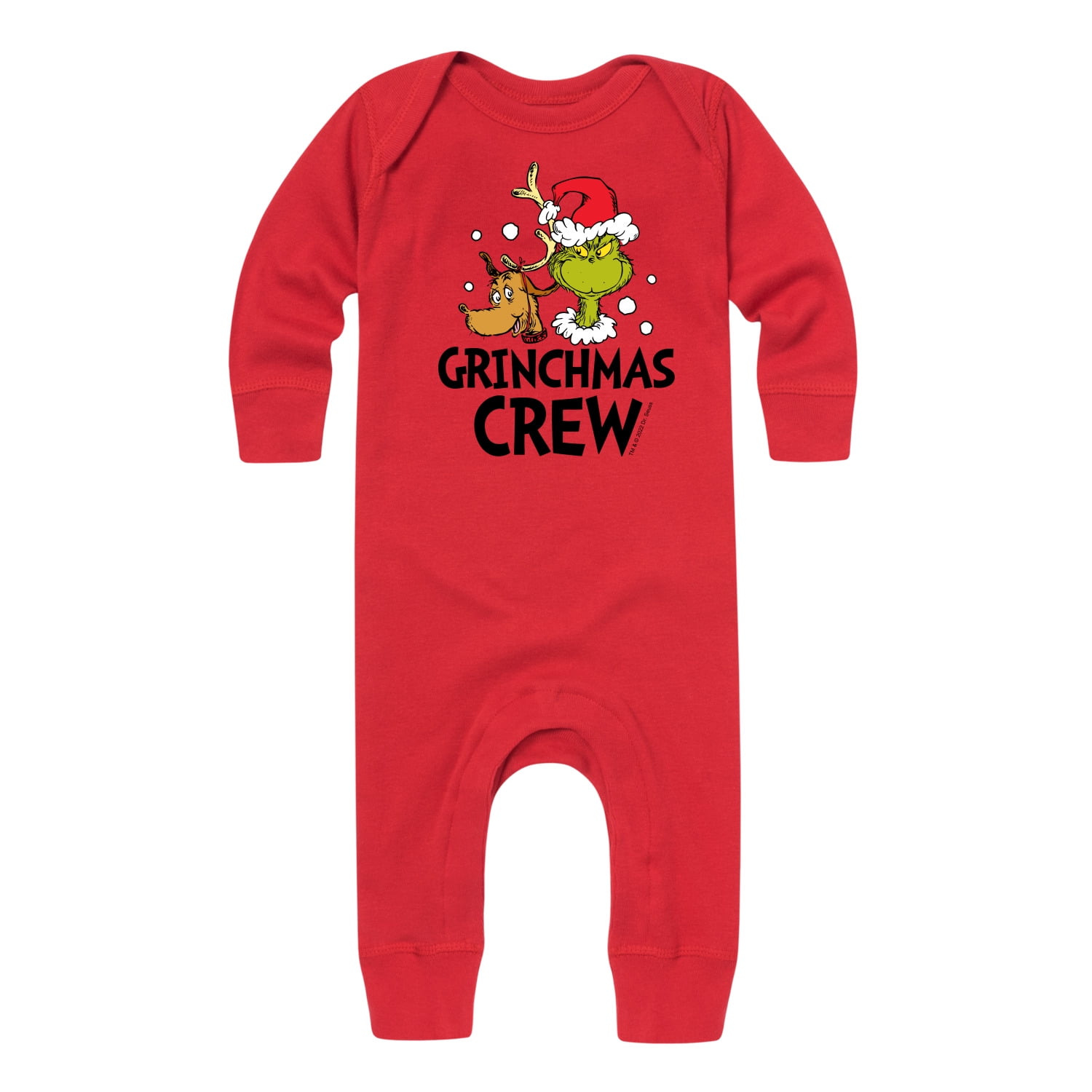 Dr. Seuss The Grinch - Christmas - Grinchmas Crew - Infant Baby Long ...