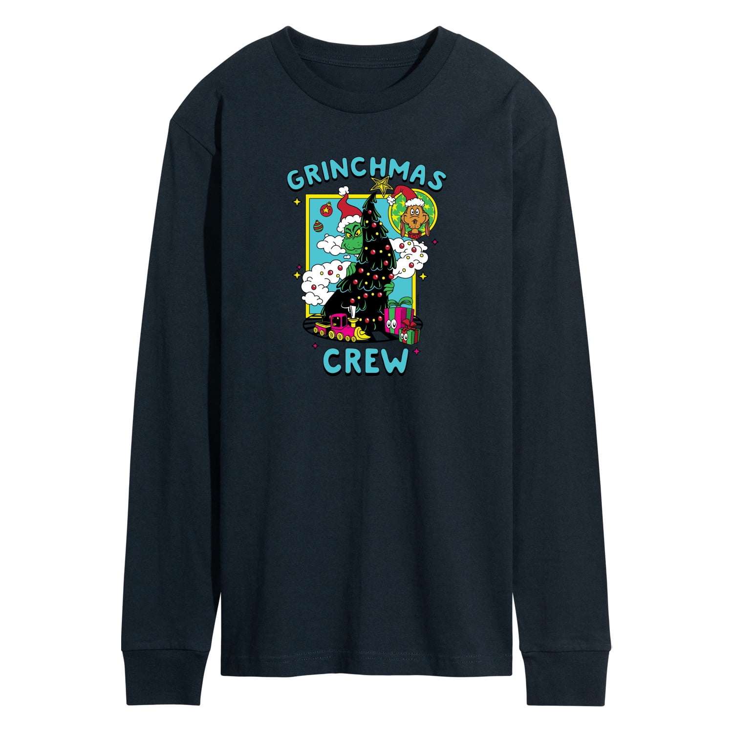Dr. Seuss The Grinch - Christmas - Grinchmas Crew - Men's Long Sleeve T ...