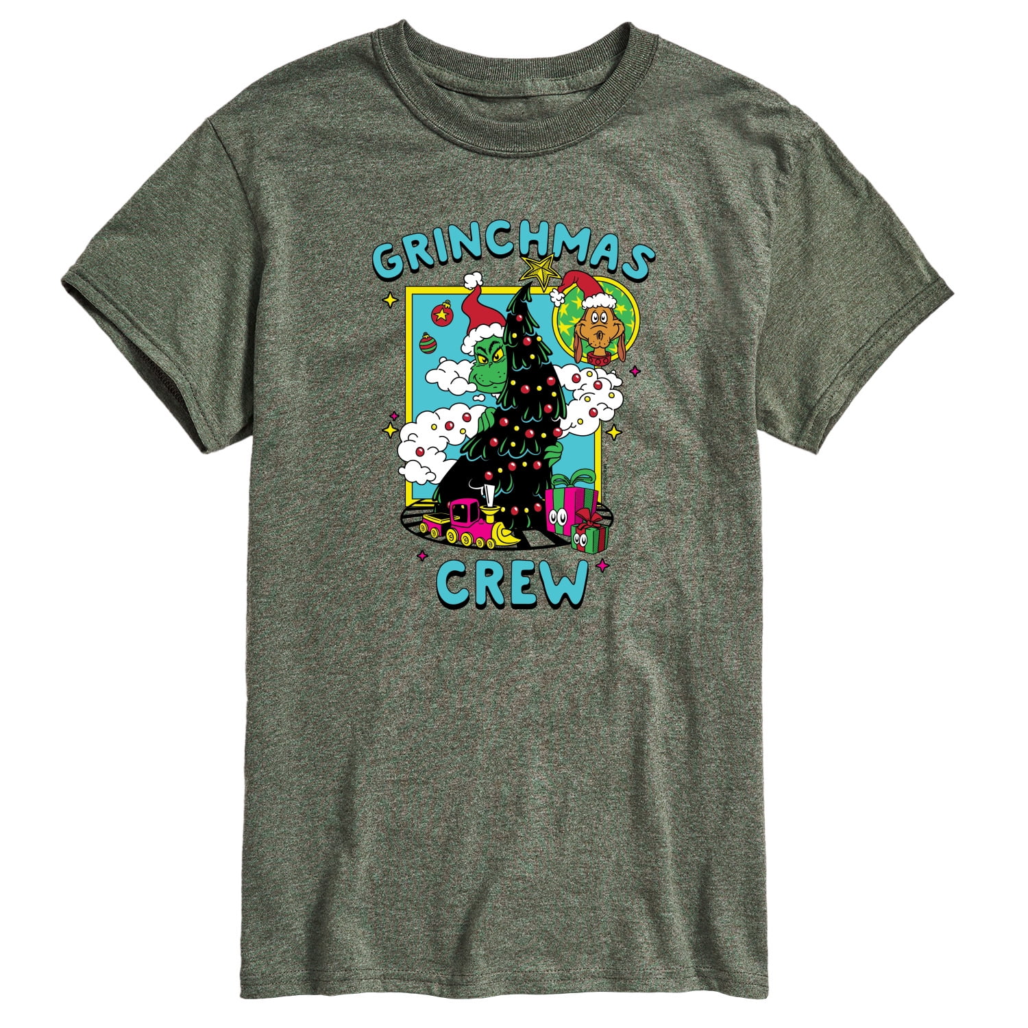 Dr. Seuss The Grinch - Christmas - Grinchmas Crew - Men's Short Sleeve ...
