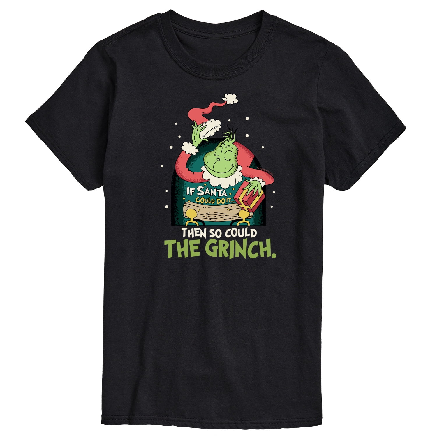 Dr. Seuss The Grinch - Christmas - If Santa Could, Grinch Can Too - Men ...