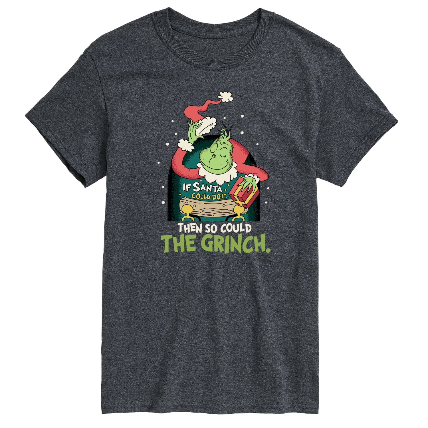 Dr. Seuss The Grinch - Christmas - If Santa Could, Grinch Can Too - Men ...