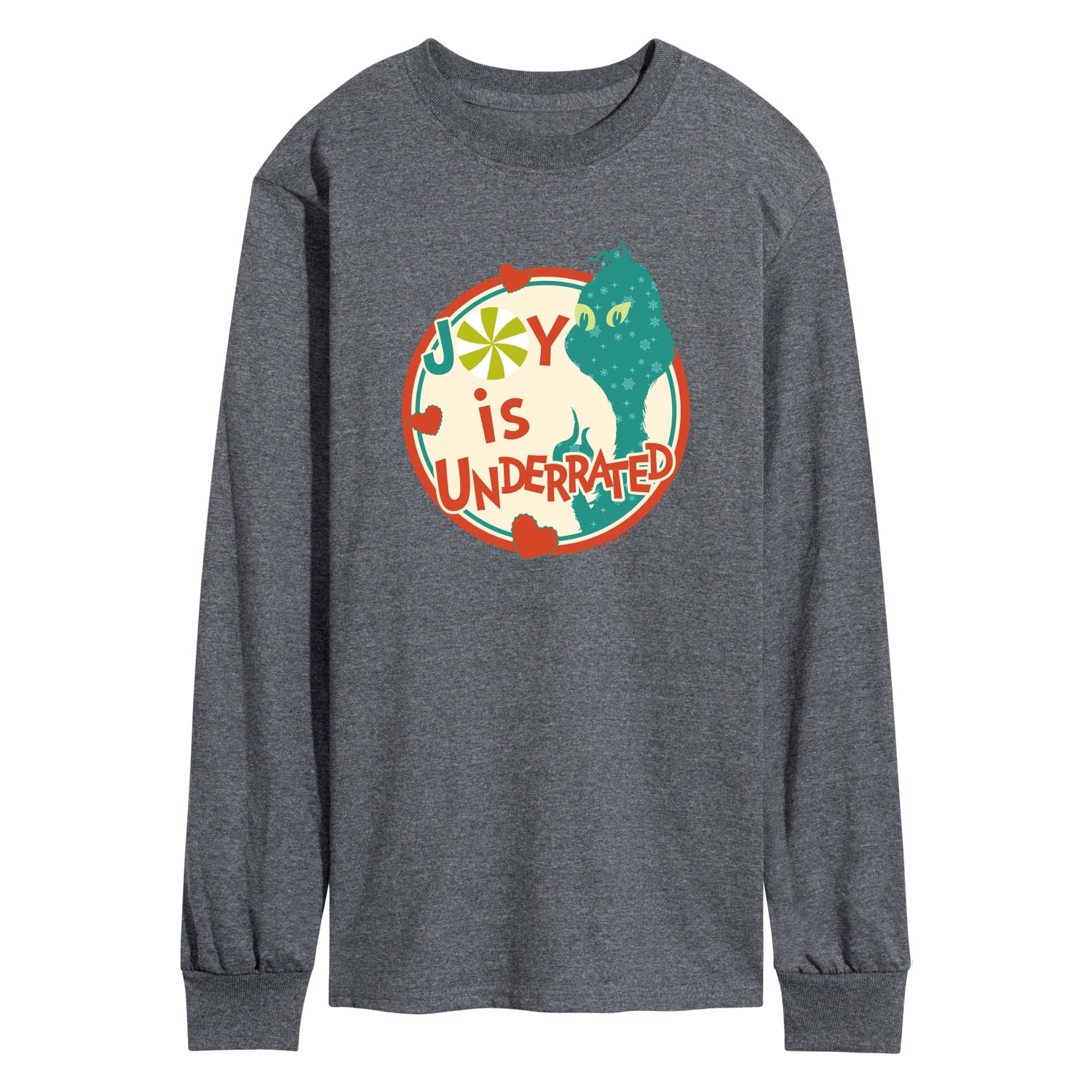 Dr. Seuss The Grinch - Christmas - Joy Is Underrated - Men's Long ...