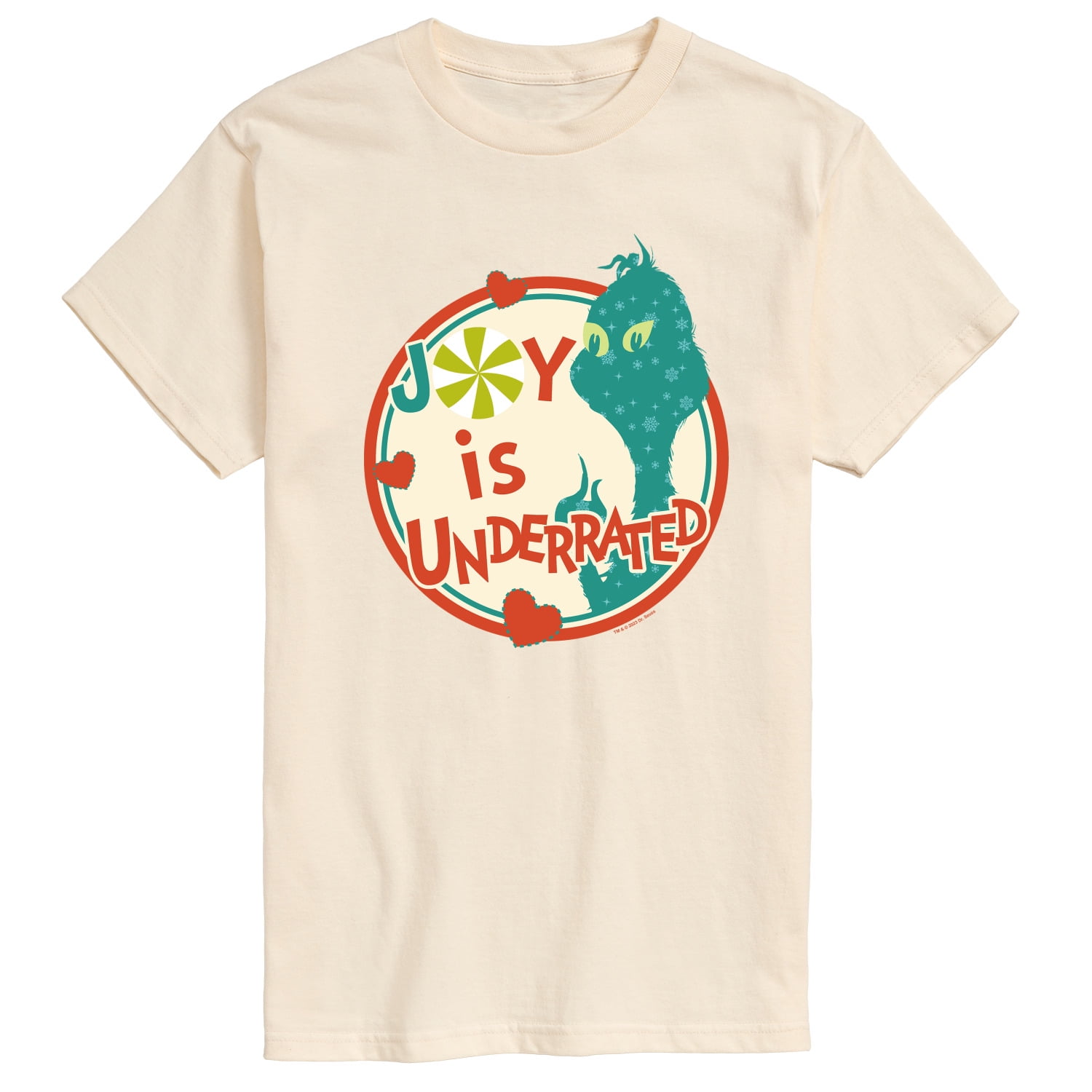 Dr. Seuss The Grinch - Christmas - Joy Is Underrated - Men's Short ...