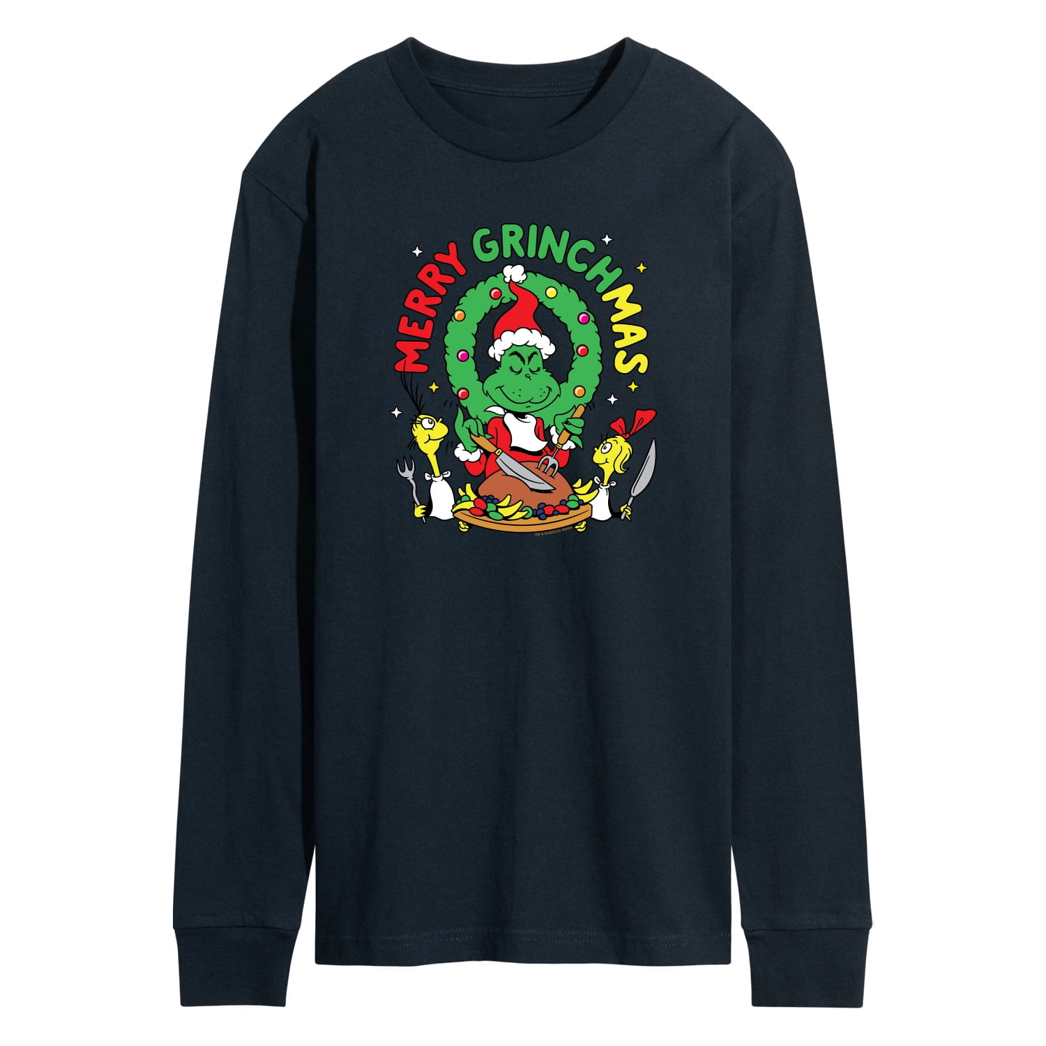 Dr. Seuss The Grinch - Christmas - Merry Grinchmas - Men's Long Sleeve ...