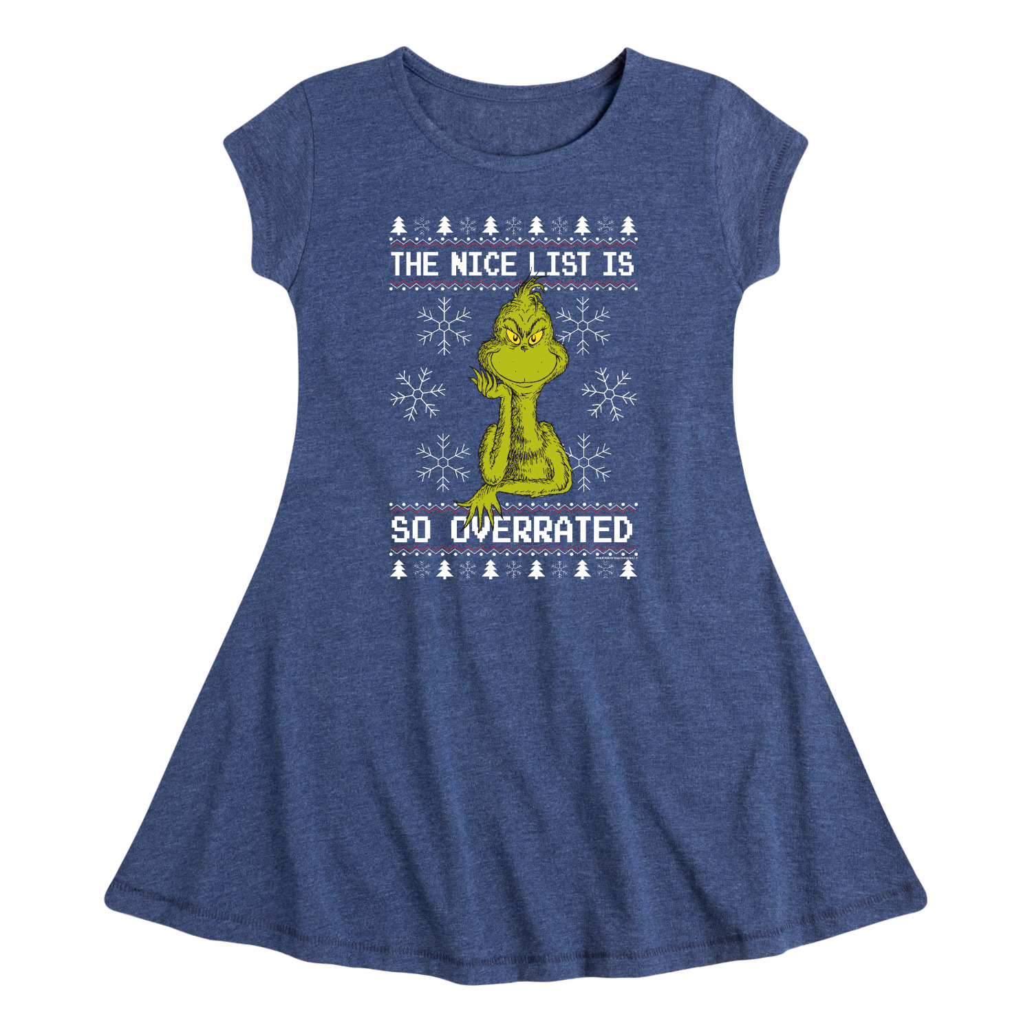 Dr. Seuss The Grinch - Christmas - Nice List Is Overrated - Toddler ...