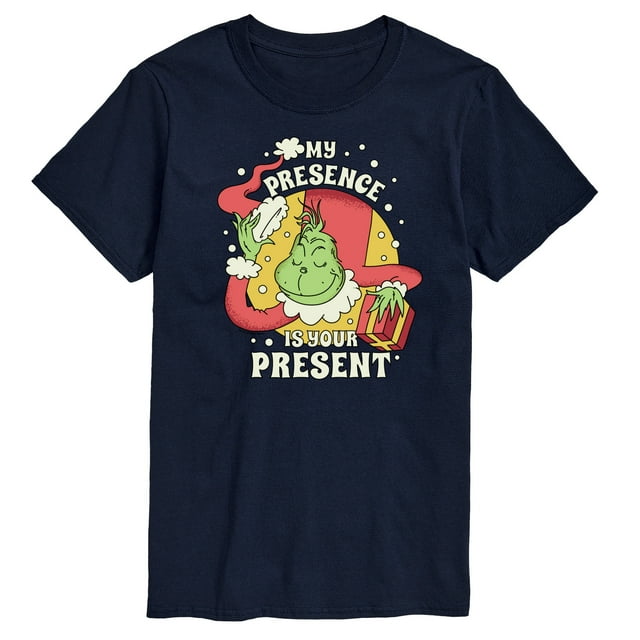Dr. Seuss The Grinch - Christmas - Presence Is Your Present - Men's ...