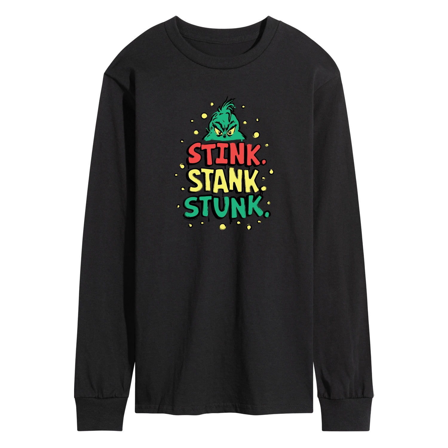 Dr. Seuss The Grinch - Christmas - Stink. Stank. Stunk. - Men's Long ...