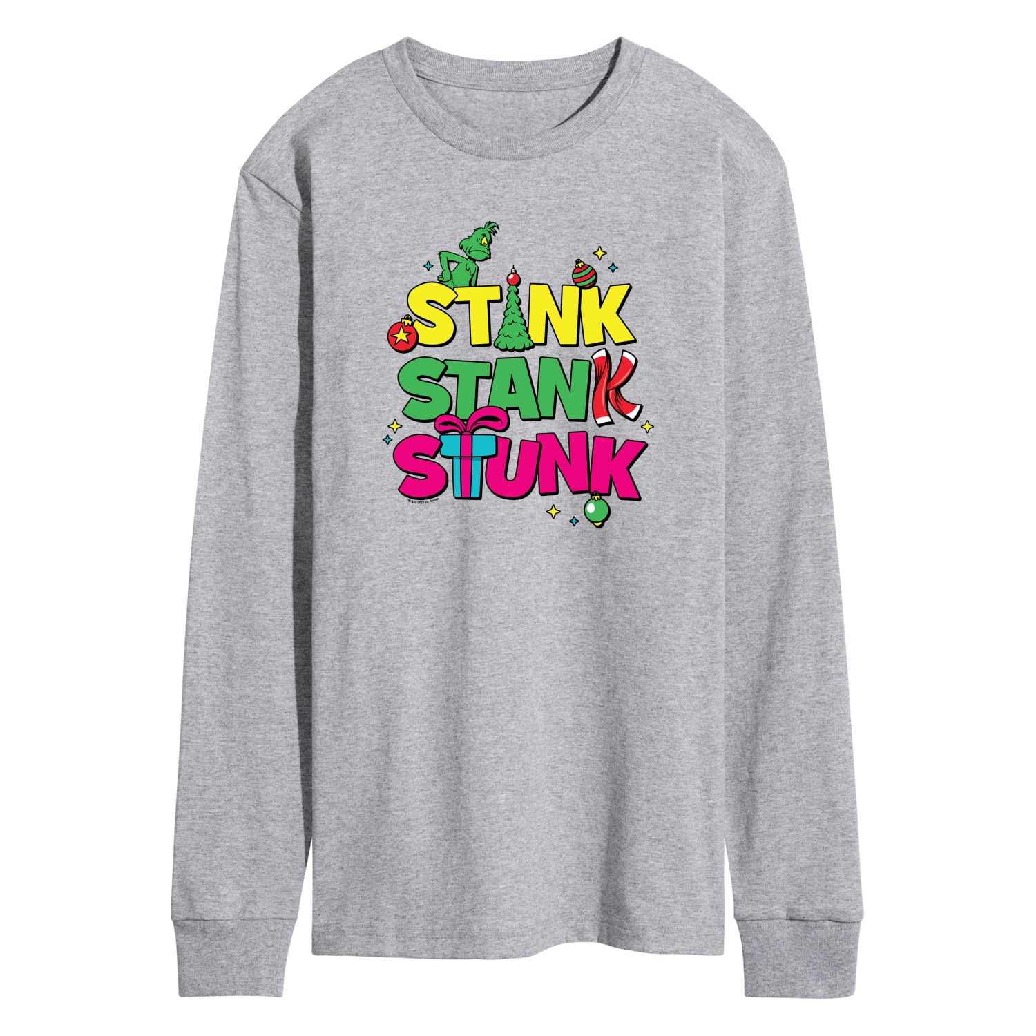 Dr. Seuss The Grinch - Christmas - Stink Stank Stunk - Men's Long ...