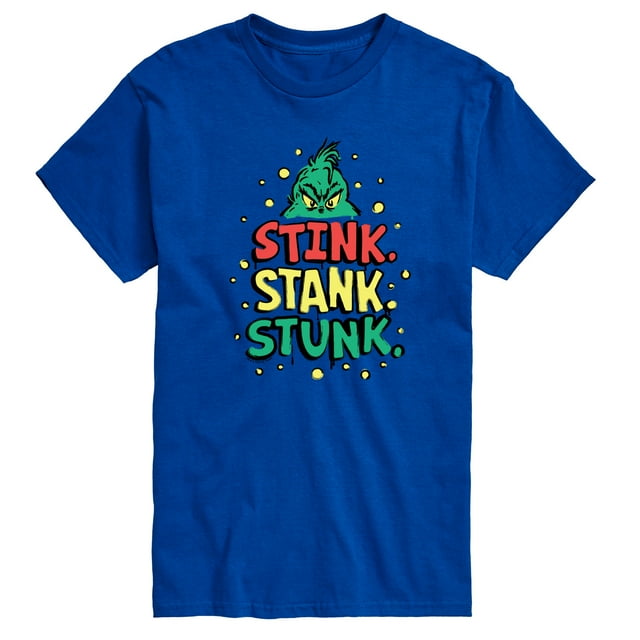 Dr. Seuss The Grinch - Christmas - Stink. Stank. Stunk. - Men's Short ...