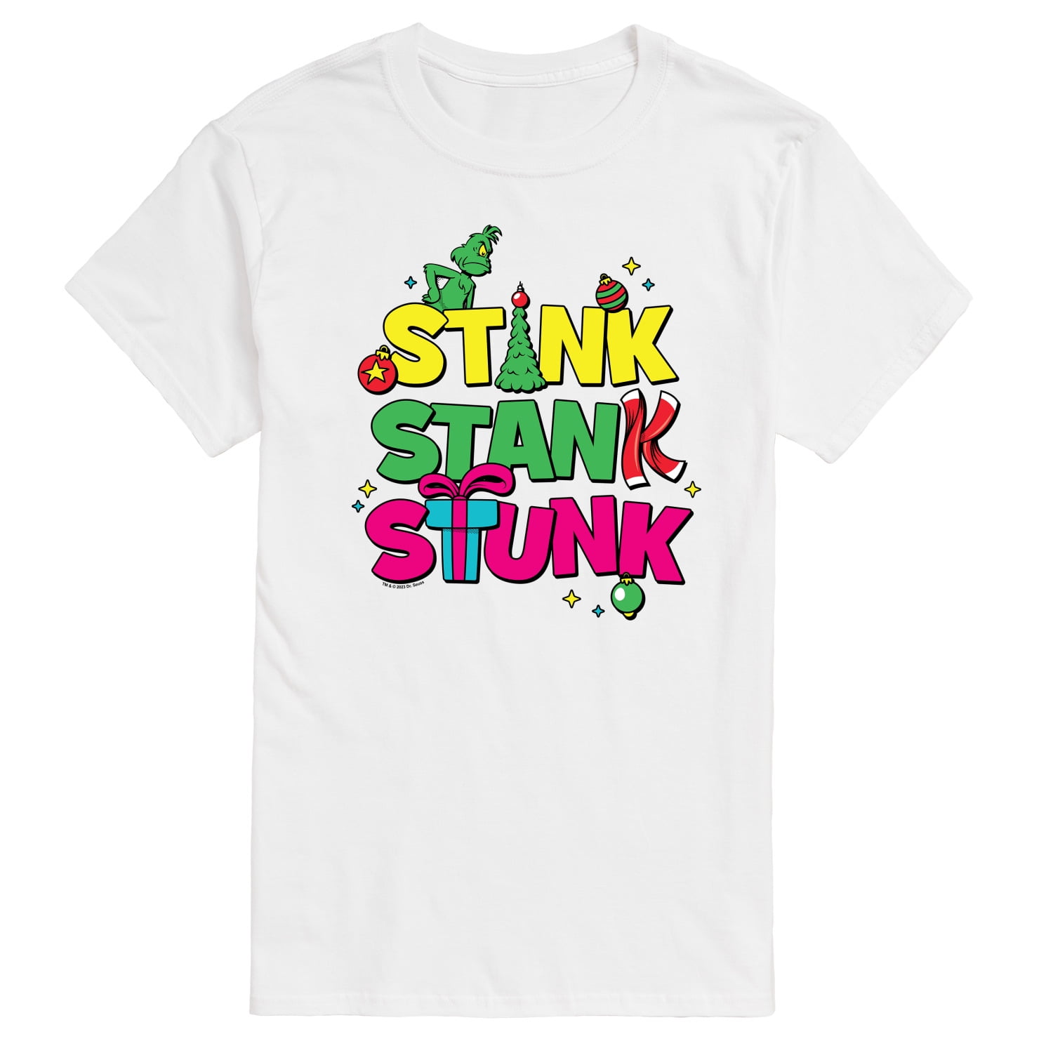 Dr. Seuss The Grinch - Christmas - Stink Stank Stunk - Men's Short ...