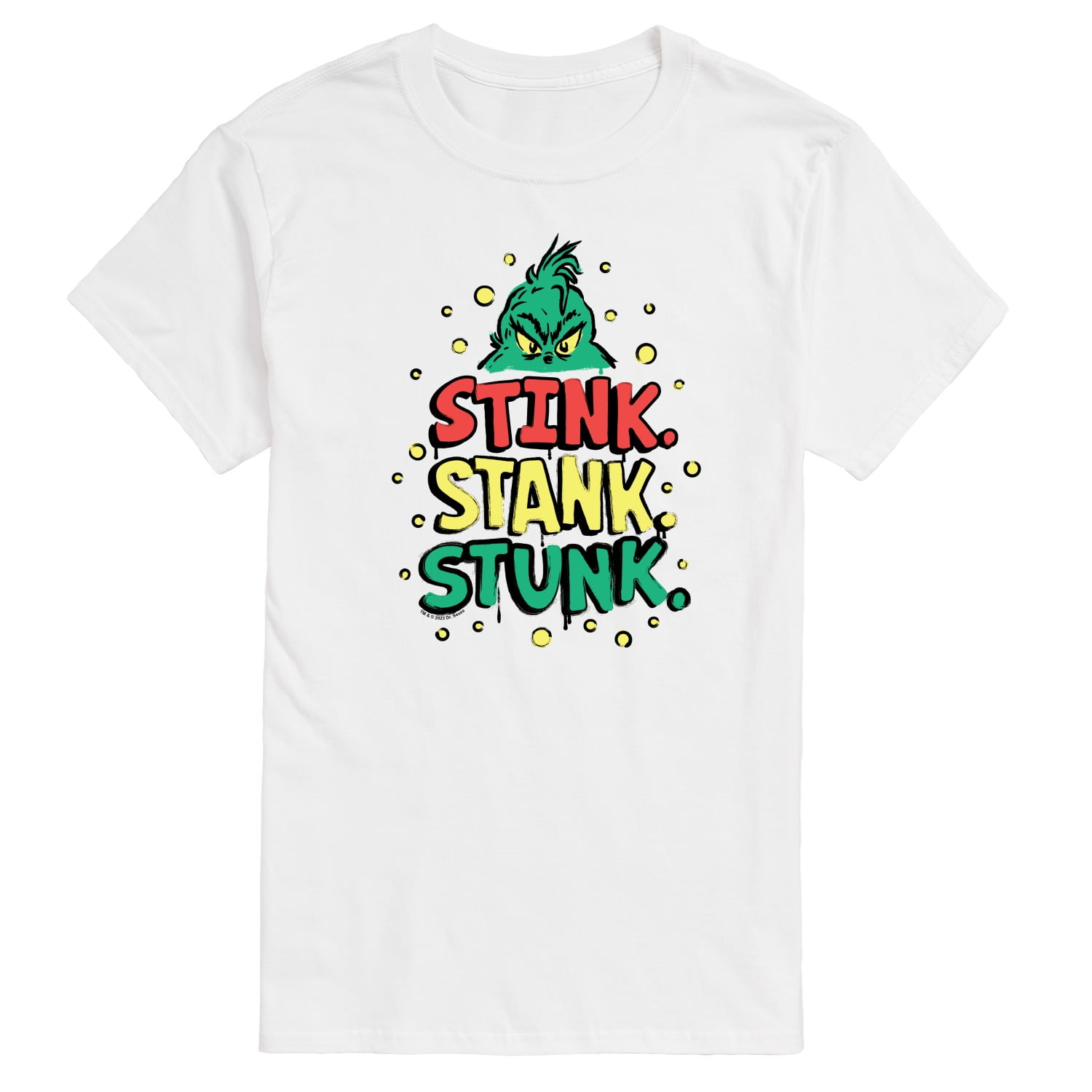 Dr. Seuss The Grinch - Christmas - Stink. Stank. Stunk. - Men's Short ...