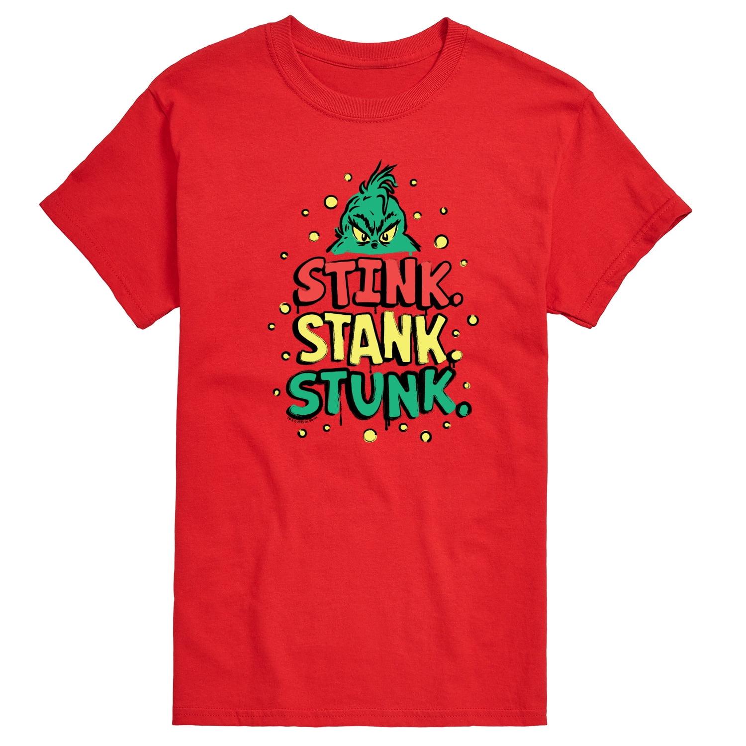 Dr. Seuss The Grinch - Christmas - Stink. Stank. Stunk. - Men's Short ...