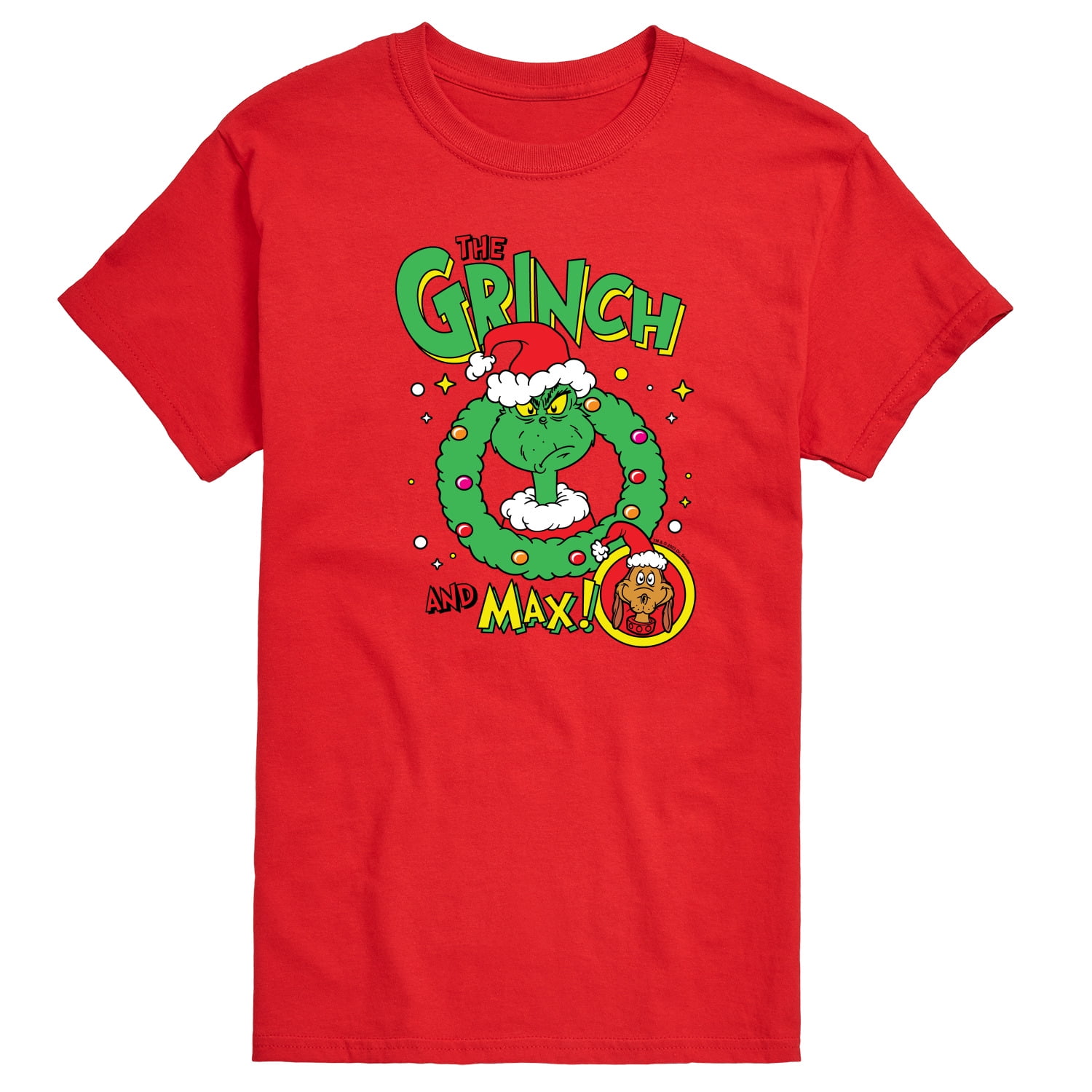 Dr. Seuss The Grinch - Christmas - The Grinch & Max - Men's Short ...