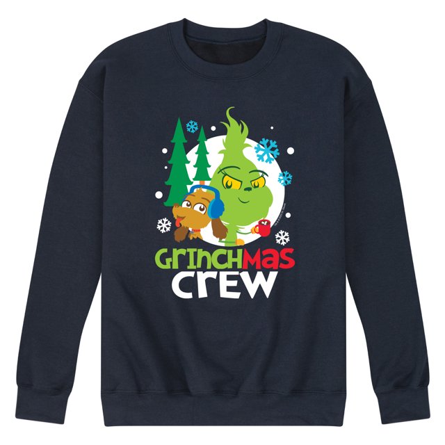 Dr. Seuss The Grinch - Little Grinch - Grinchmas Crew - Men's Crew Neck ...