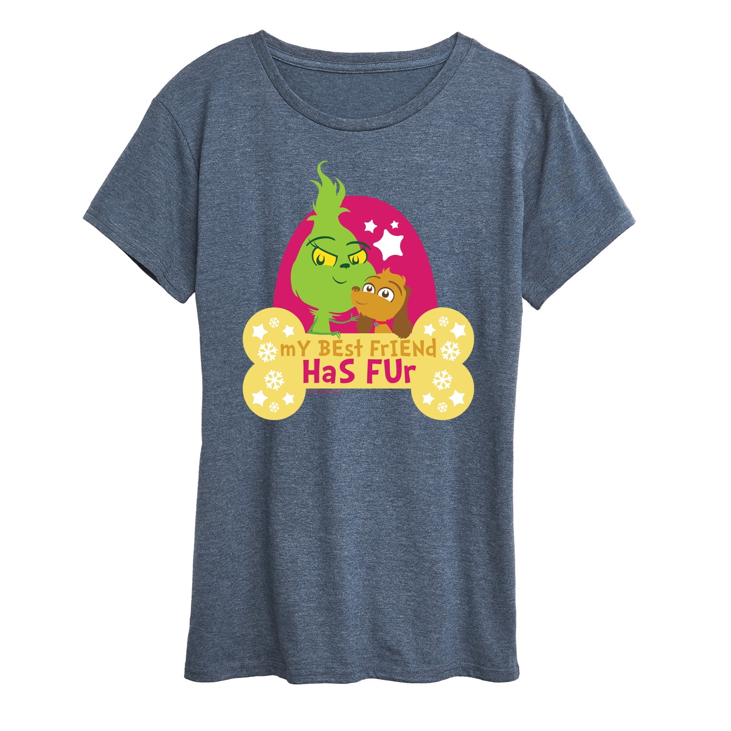 Dr. Seuss The Grinch - Little Grinch - My Best Friend Has Fur - Women's ...