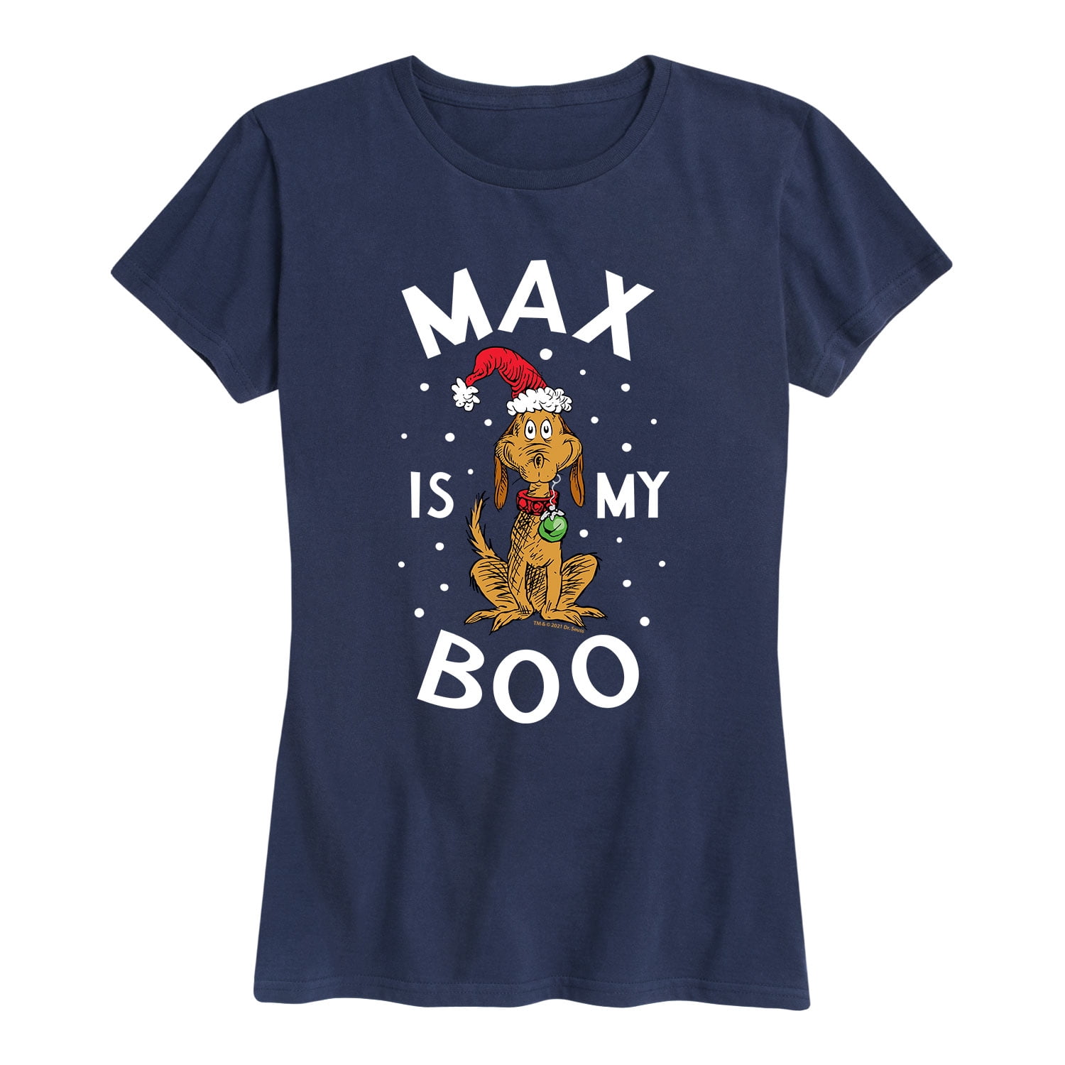 Dr. Seuss - The Grinch Max Is My Boo - Women's Short Sleeve Graphic T ...