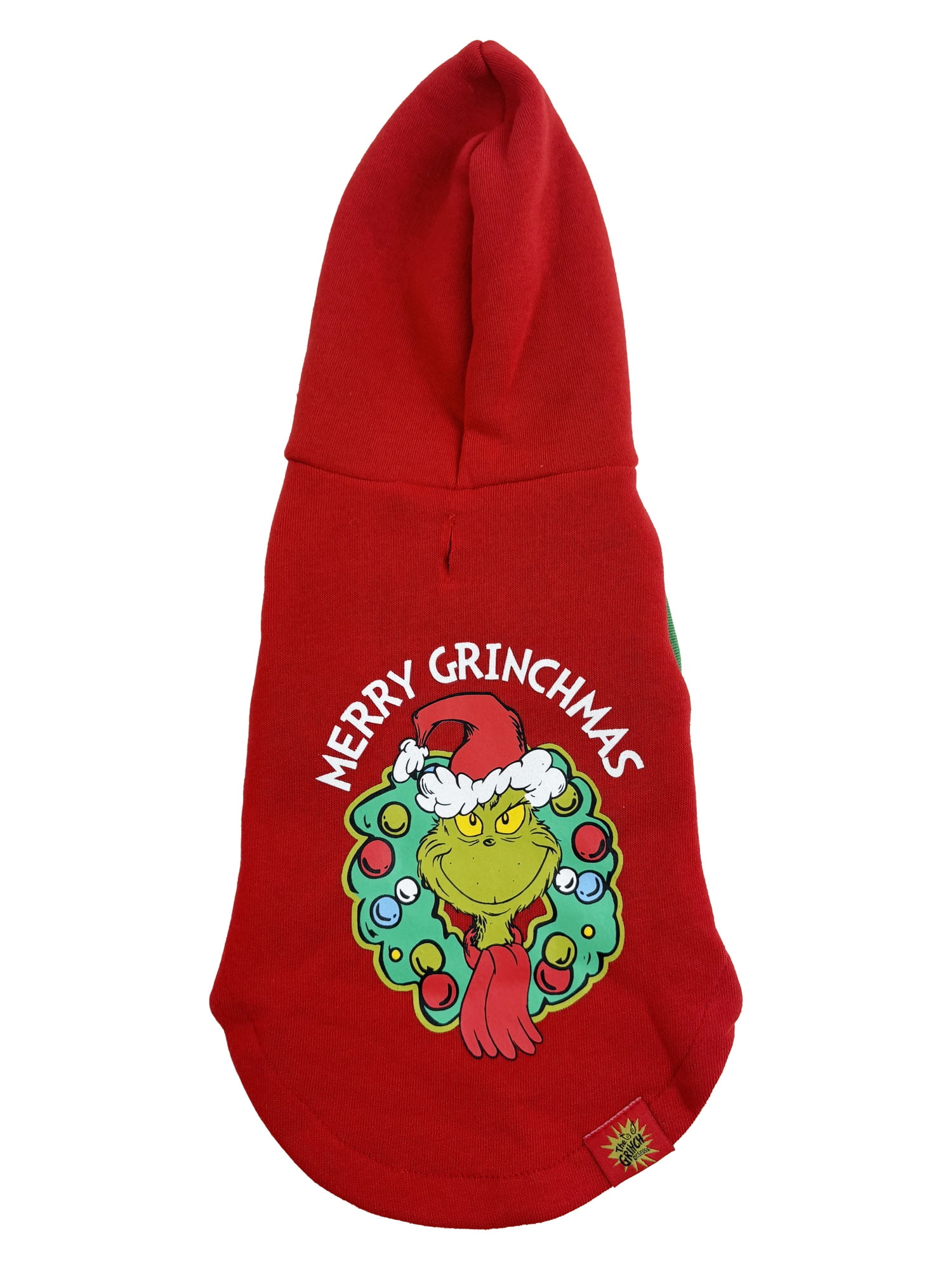 Dr. Seuss' The Grinch Merry Grinchmas Holiday Pet Hoodie for Dogs and ...