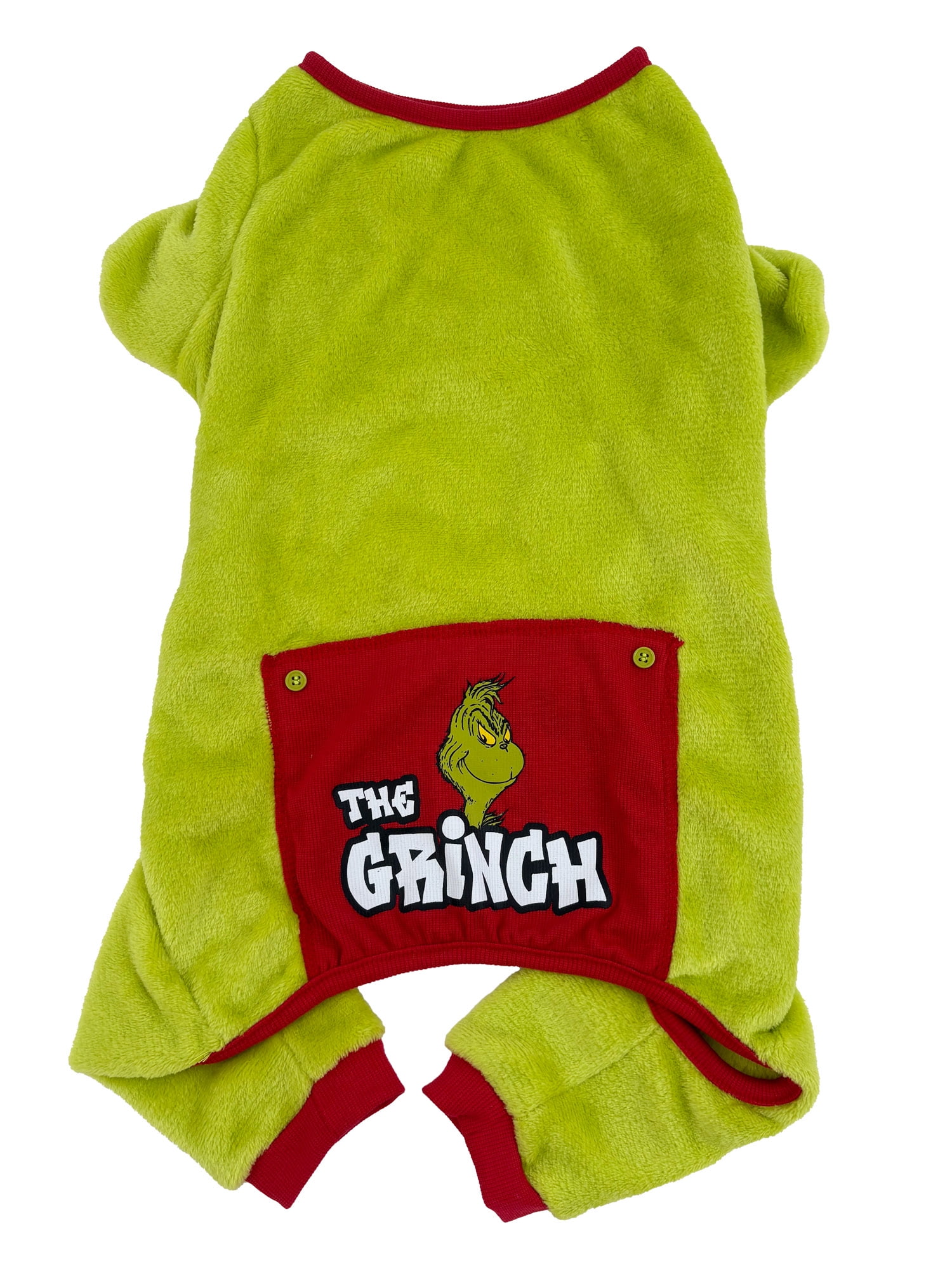 Dr. Seuss' The Grinch Holiday Pet PJs for Dogs, Green - Large - Walmart.com