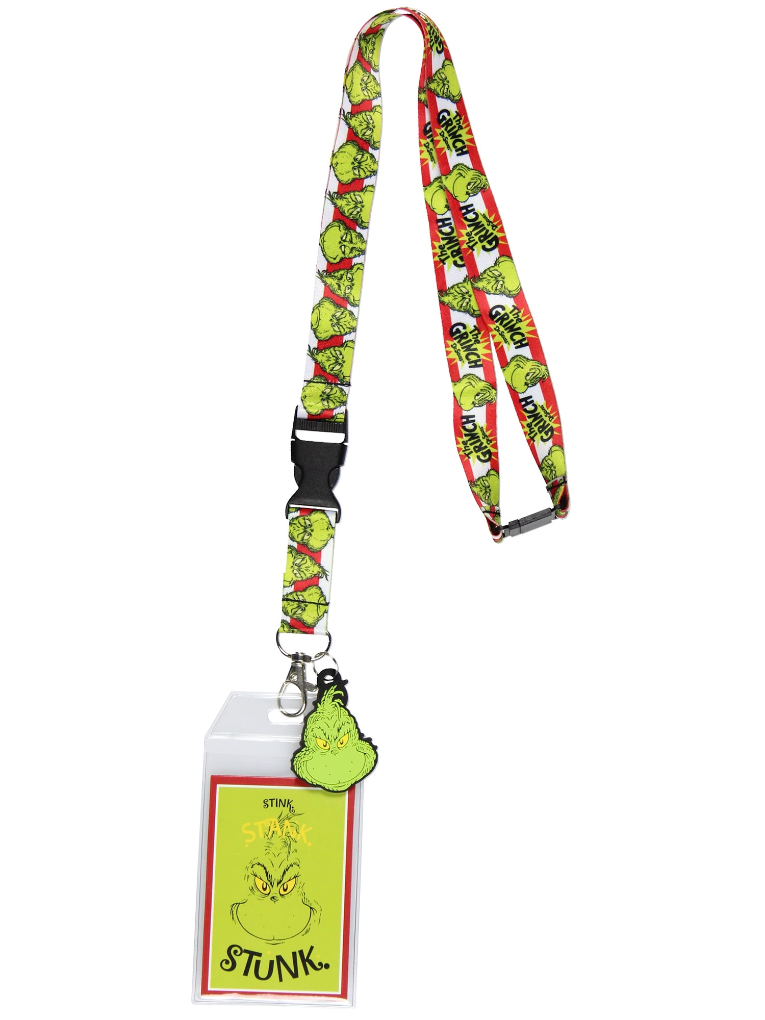 Dr. Seuss The Grinch Sink Stank Stunk Breakaway ID Badge Holder Lanyard ...