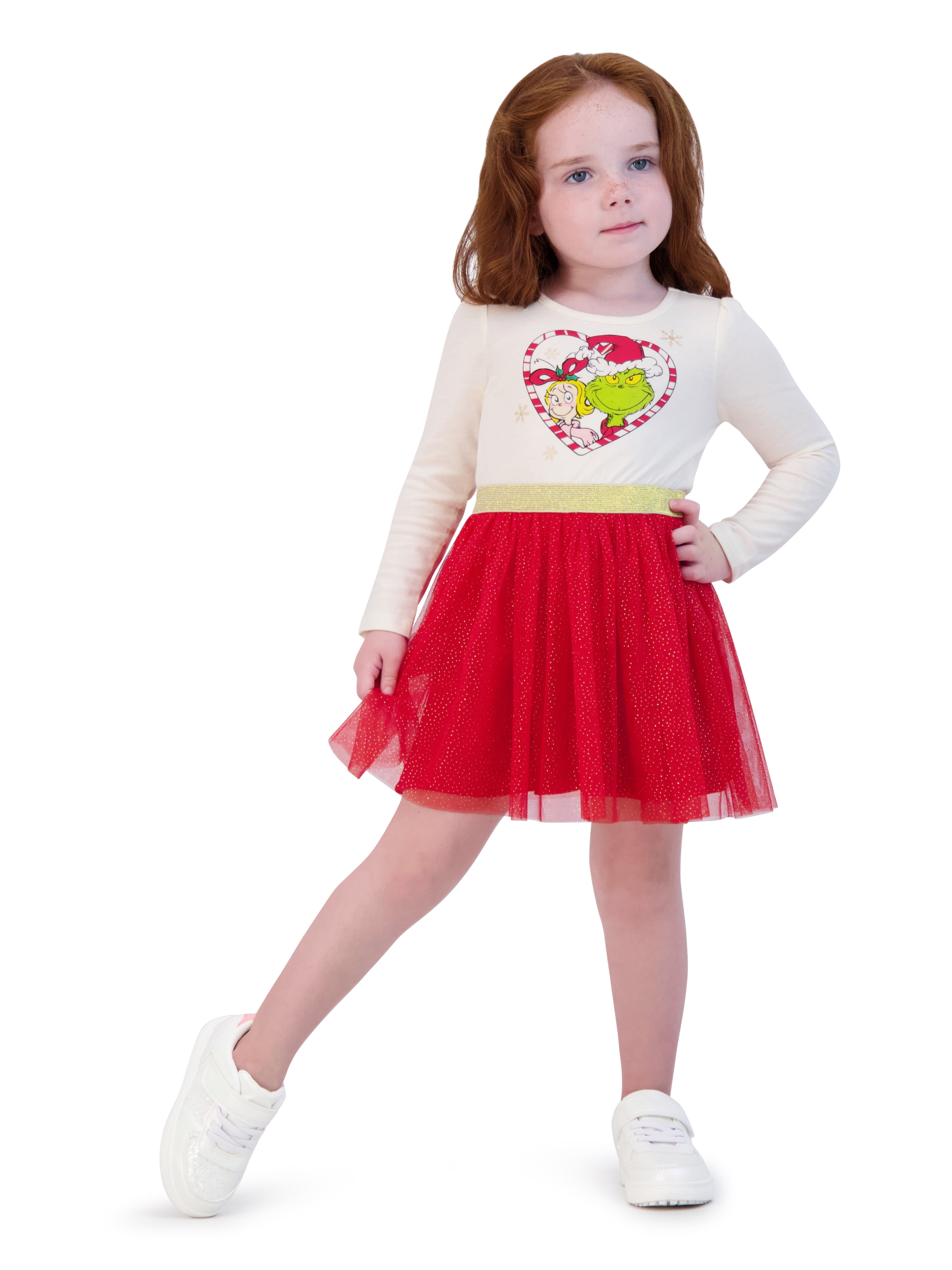 The Grinch Toddler Girl Tutu Dress, Sizes 12M-5T - Walmart.com