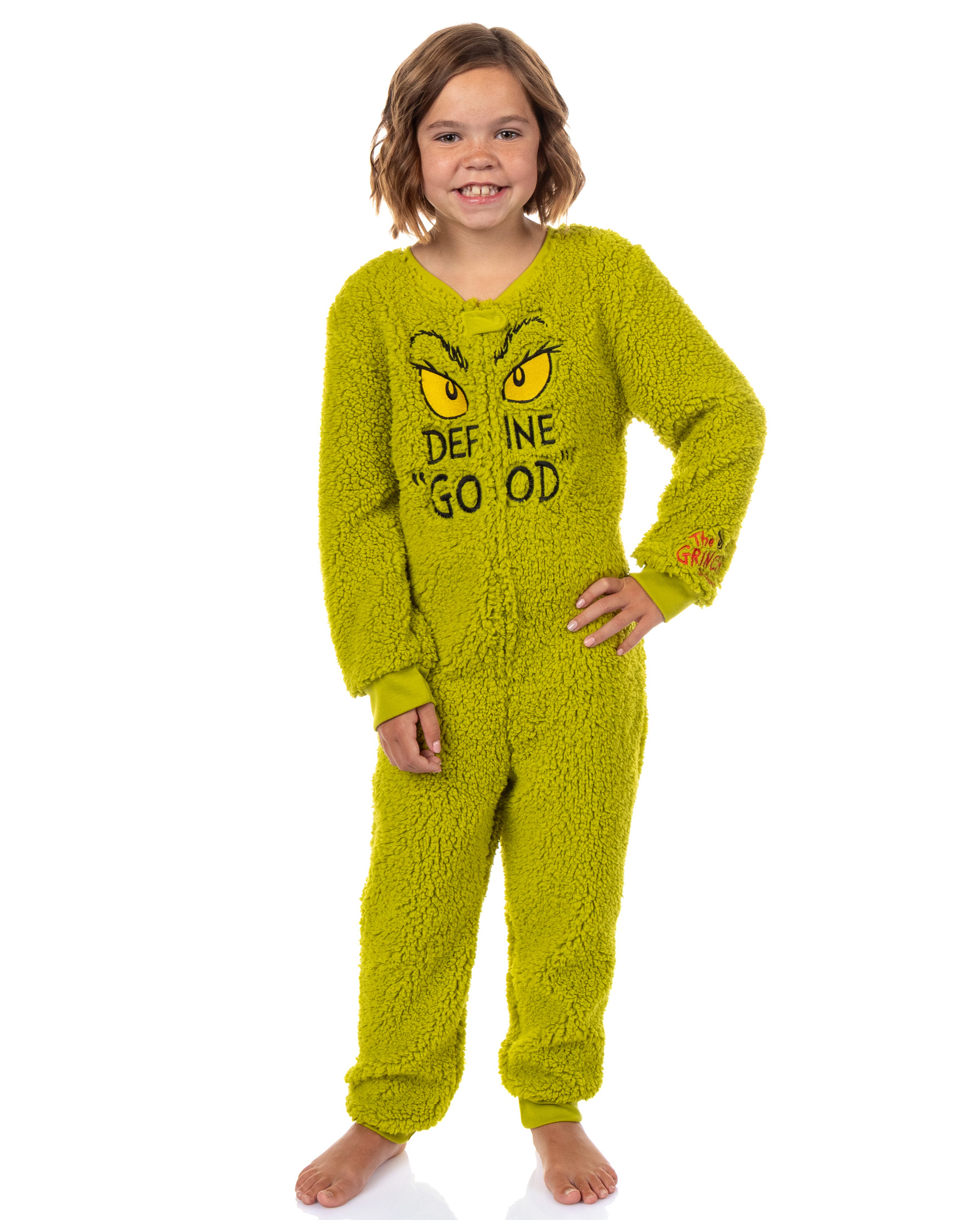 Dr. Seuss The Grinch Union Suit Define Good Kids One Piece Pajama ...