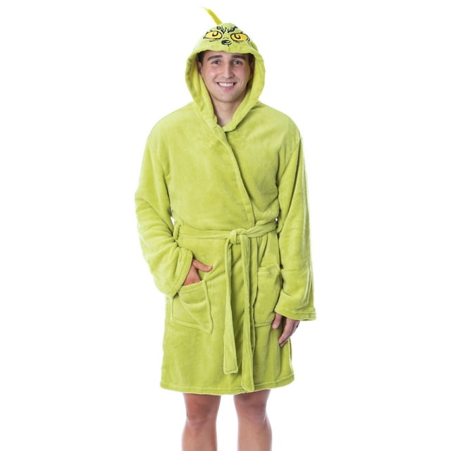 Dr. Seuss The Grinch Who Stole Christmas Adult Costume Character Robe ...