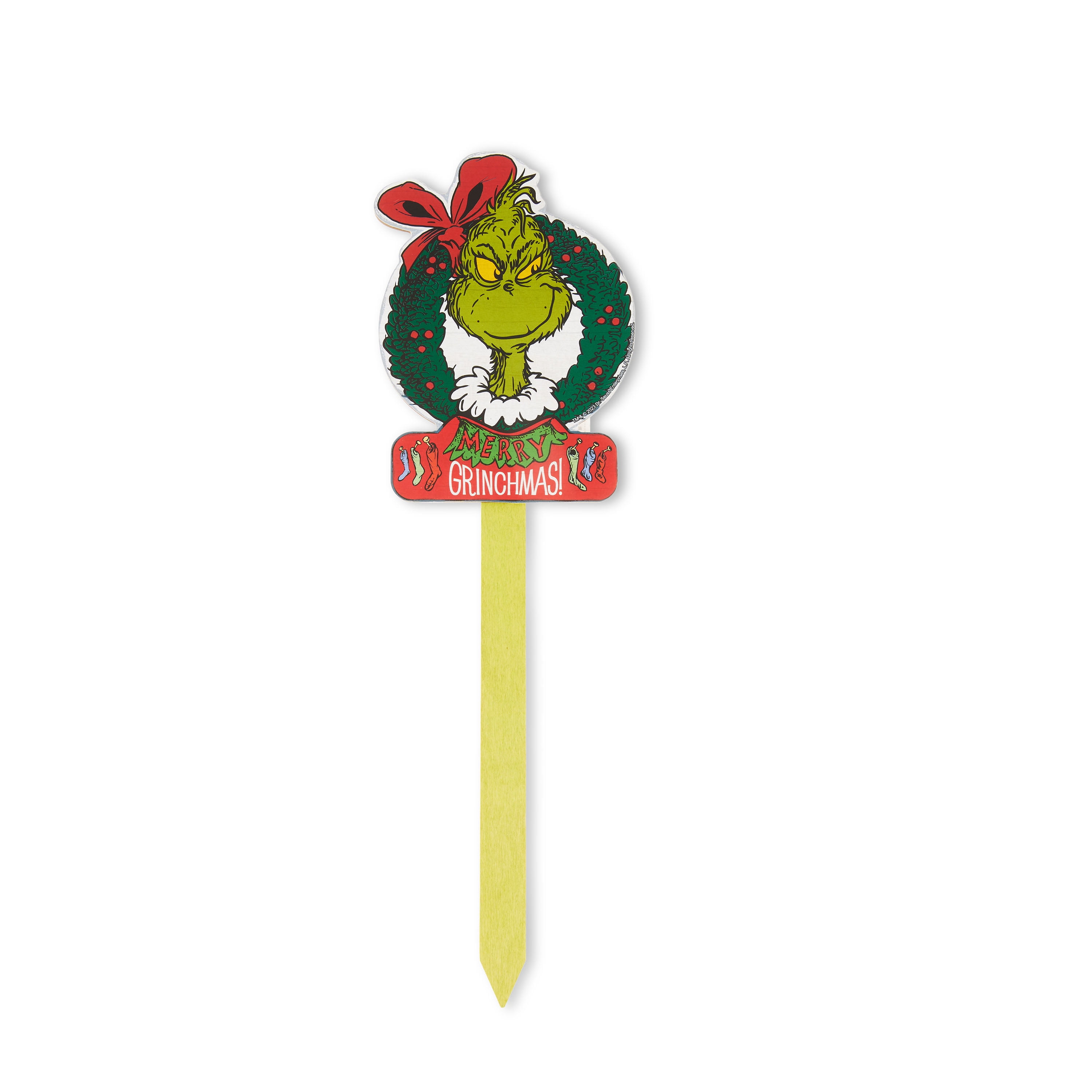 Dr Seuss' The Grinch Who Stole Christmas, Grinch Wreath, 15 inch Tall ...