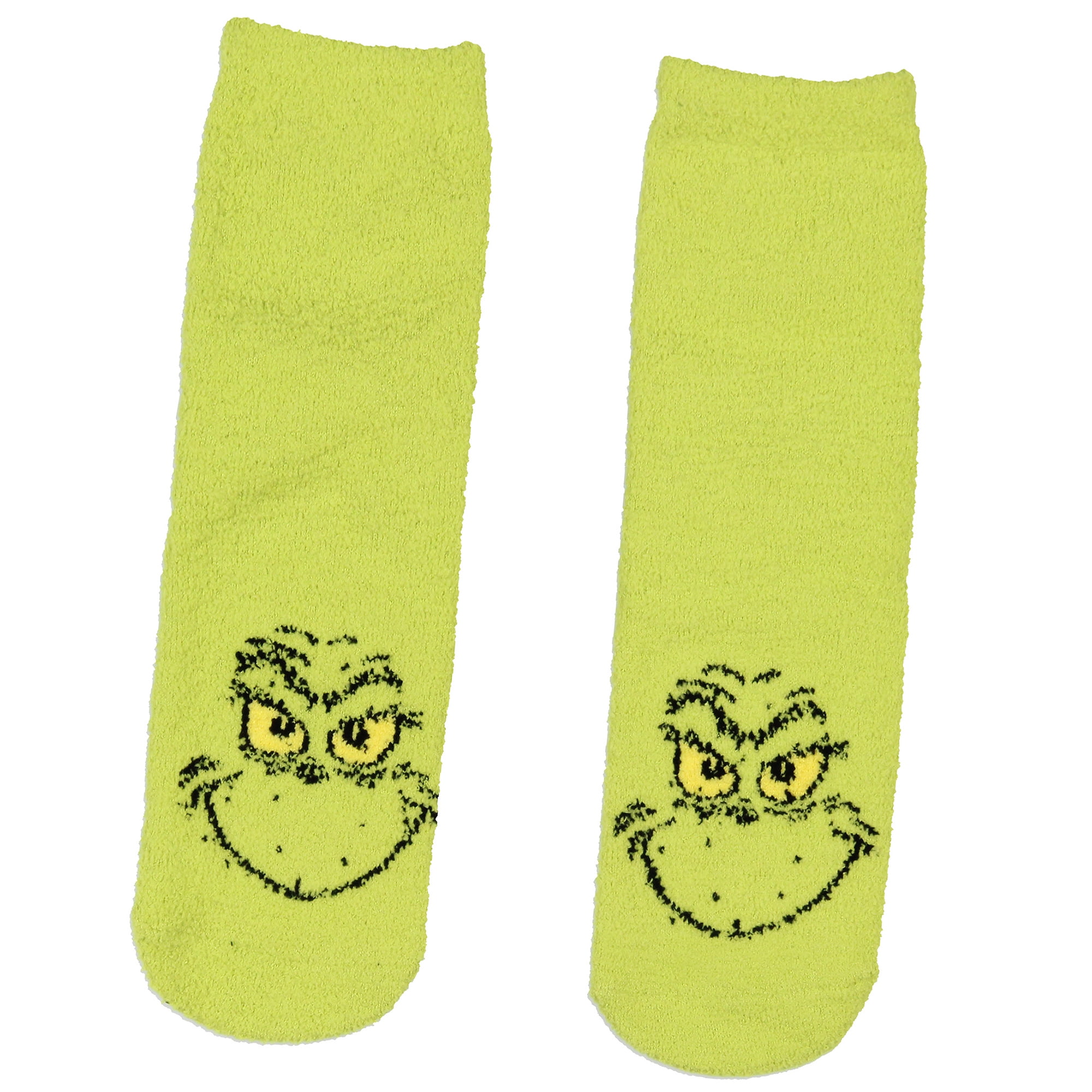 Dr Seuss The Grinch Who Stole Christmas Kid's Character Big Face Fuzzy ...