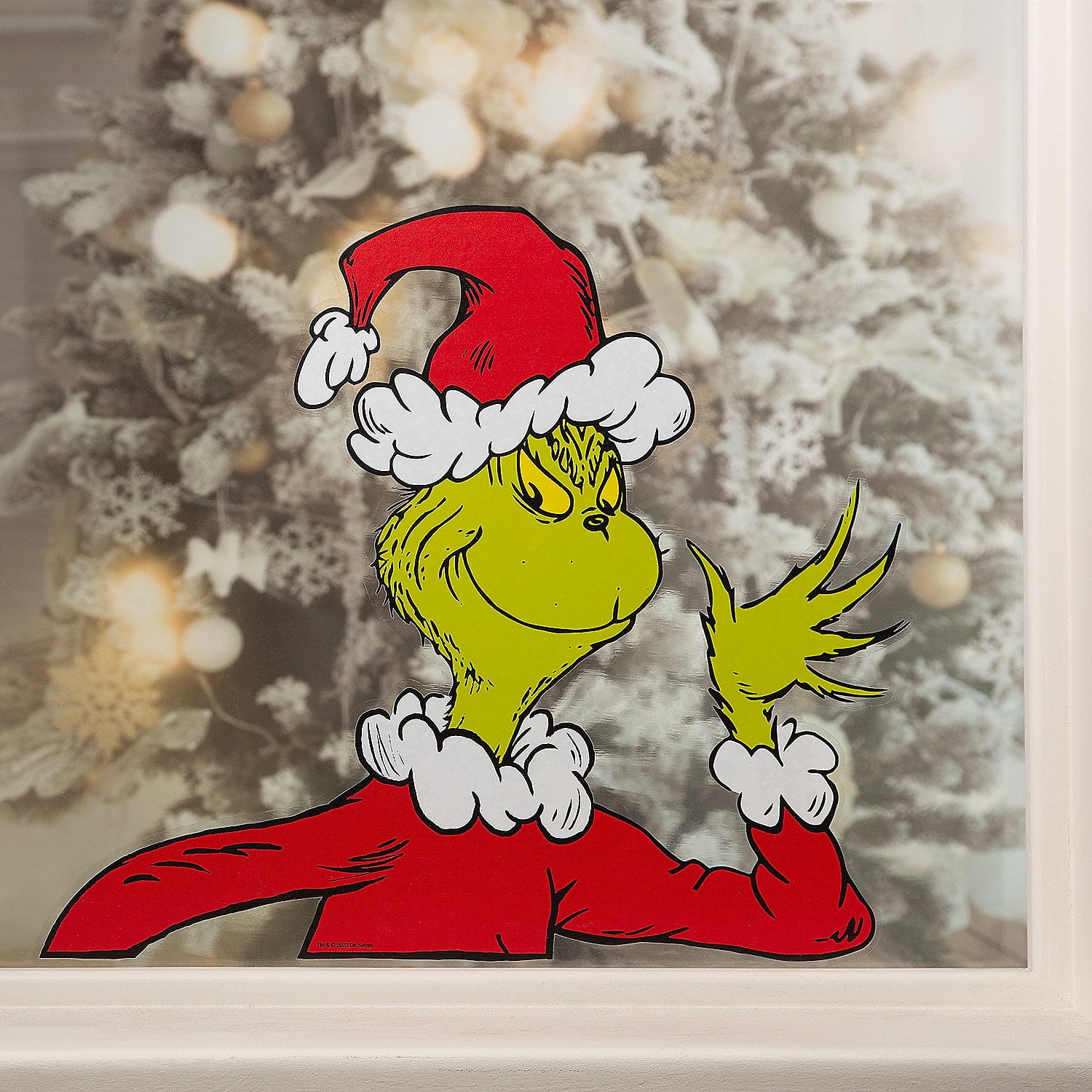 Dr. Seuss™ The Grinch Window Cling - Walmart.com